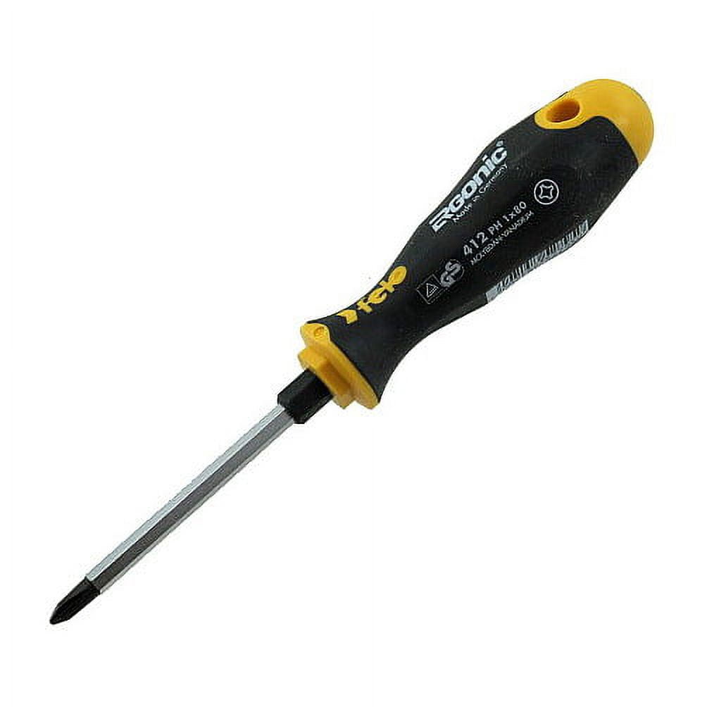 Felo Ergonic #1 x 80mm Phillips Screwdriver - Hex Bolster - Walmart.com