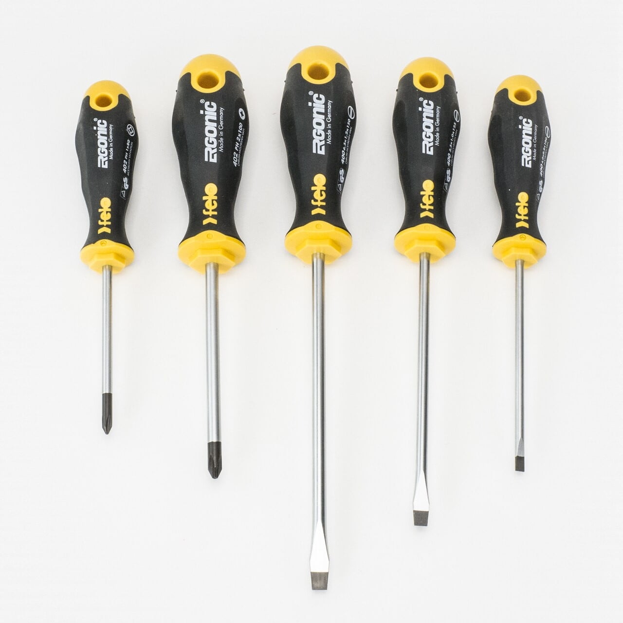 Felo Ergonic 5 Piece Slotted & Phillips Screwdriver Set - Walmart.com