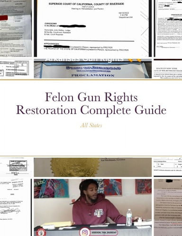 Felon Gun Rights Restoration Complete Guide - Walmart.com