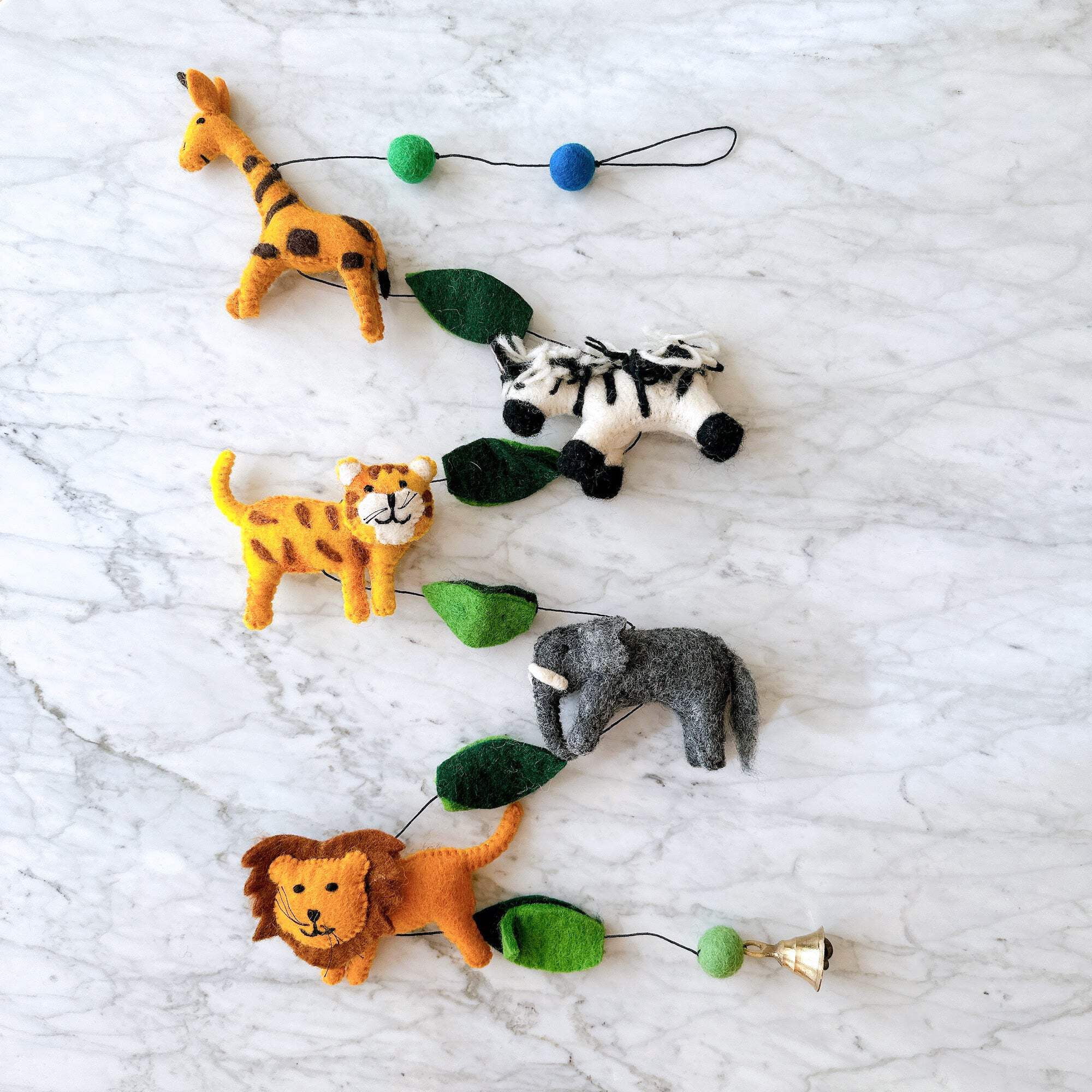 Felt African Safari Animal Garland - Walmart.com