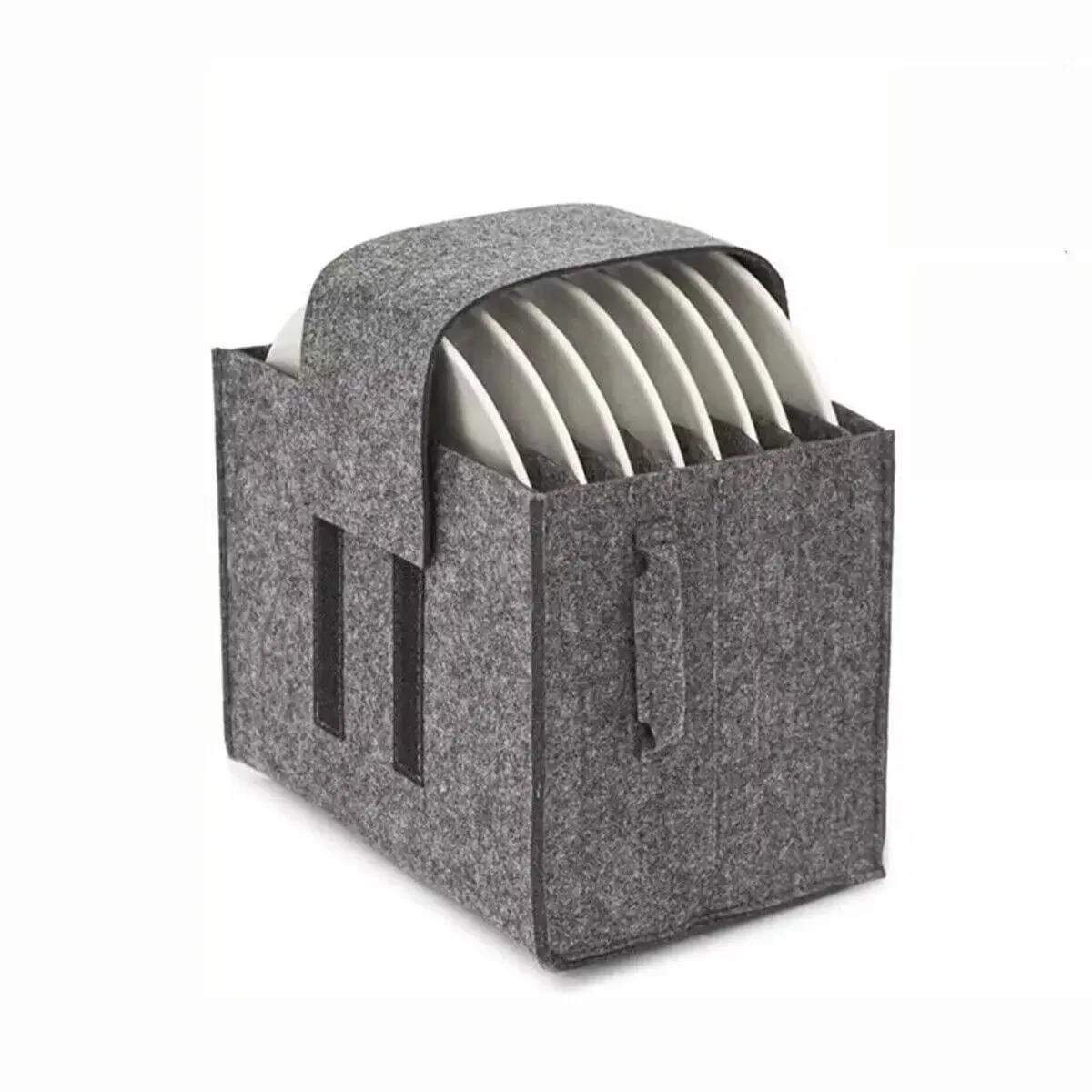 Felt Board Dish Cup Storage Bag Rack Thickened Camping Tableware ...