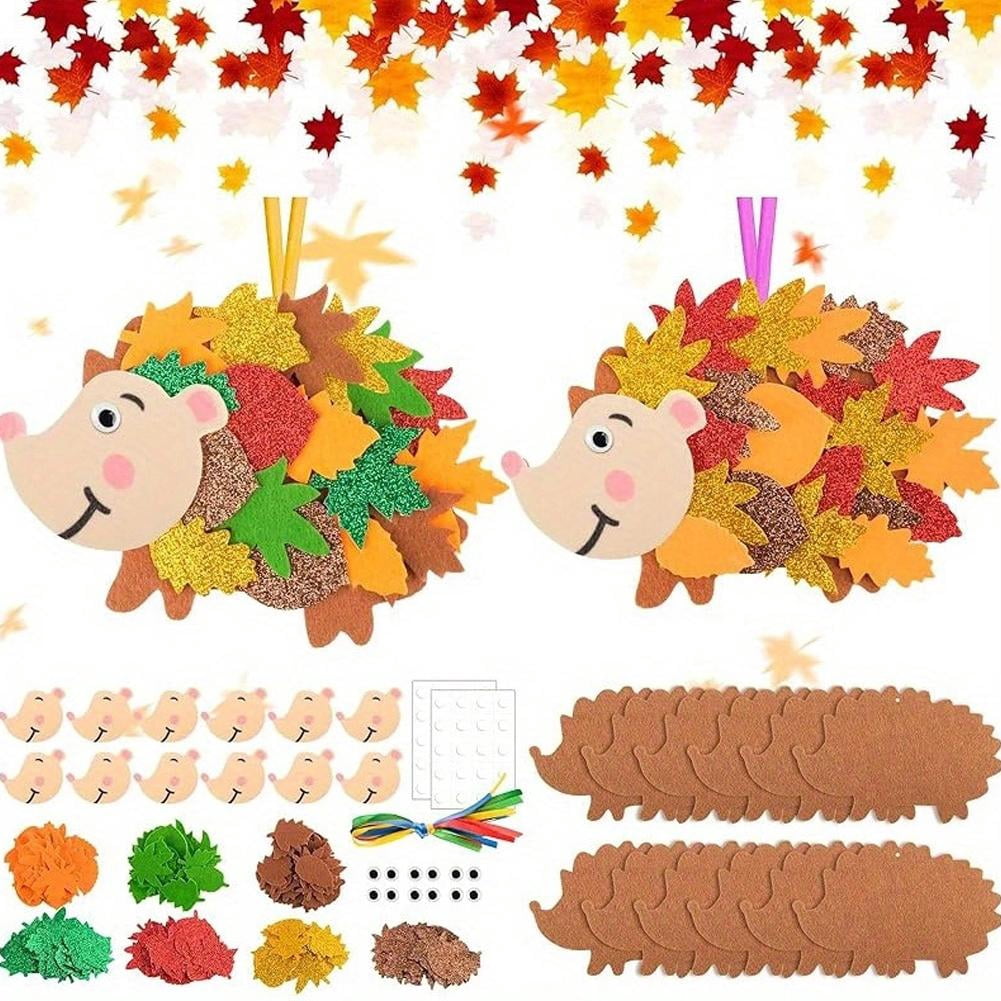Felt Board Story Pieces Set, Hedgehog Crafts for Kids Make You Hedgehog ...