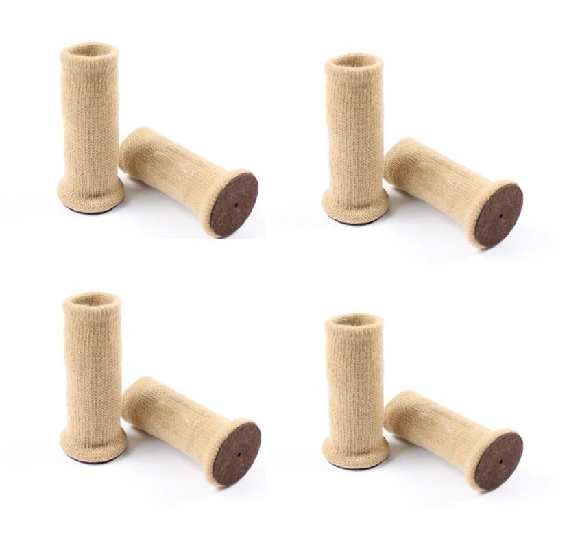Felt Bottom NancyProtectz Furniture Leg Floor Protectors (Camel, Small ...