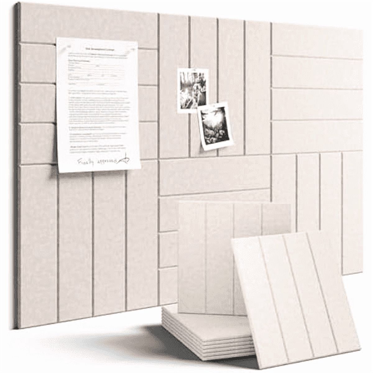 Felt Bulletin Board Tiles Large 48" x 36" Cork Board Alternative-12 ...