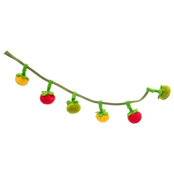 Felt Cat Toy, Cat Rope Toy - Qyaukm Catnip Persimmon Tomato Cat Toy ...