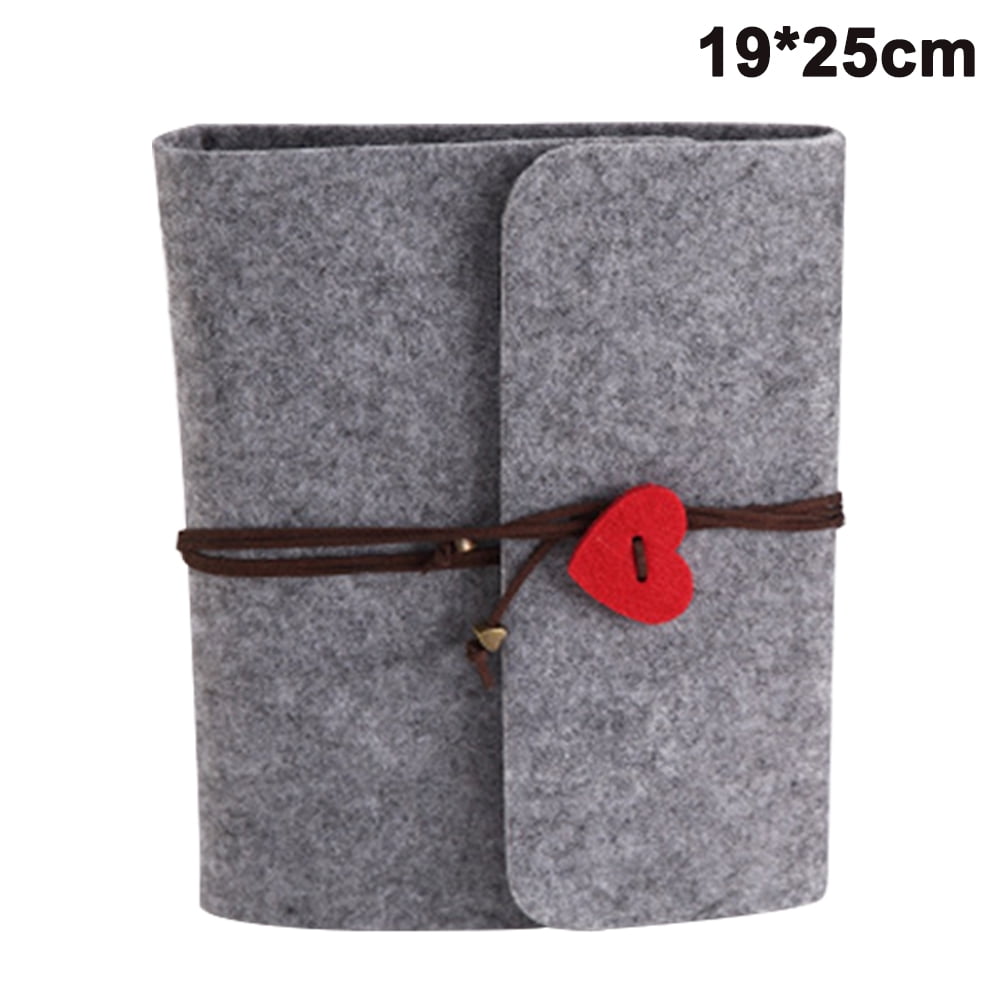 Felt Diy Photo Album, Felt Cover Photo Scrapbook Memory Book Hand Made ...