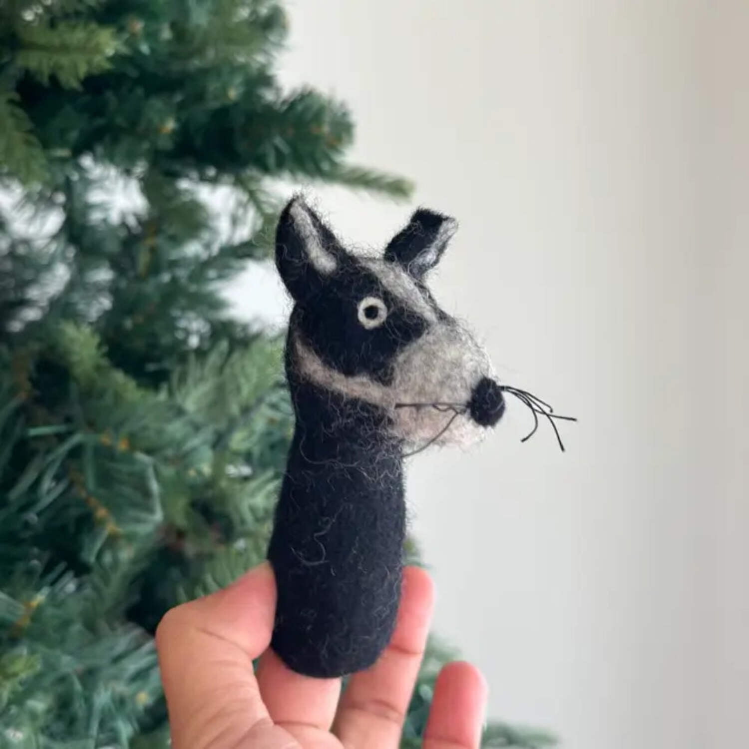 Felt Finger Puppet - Badger - Walmart.com