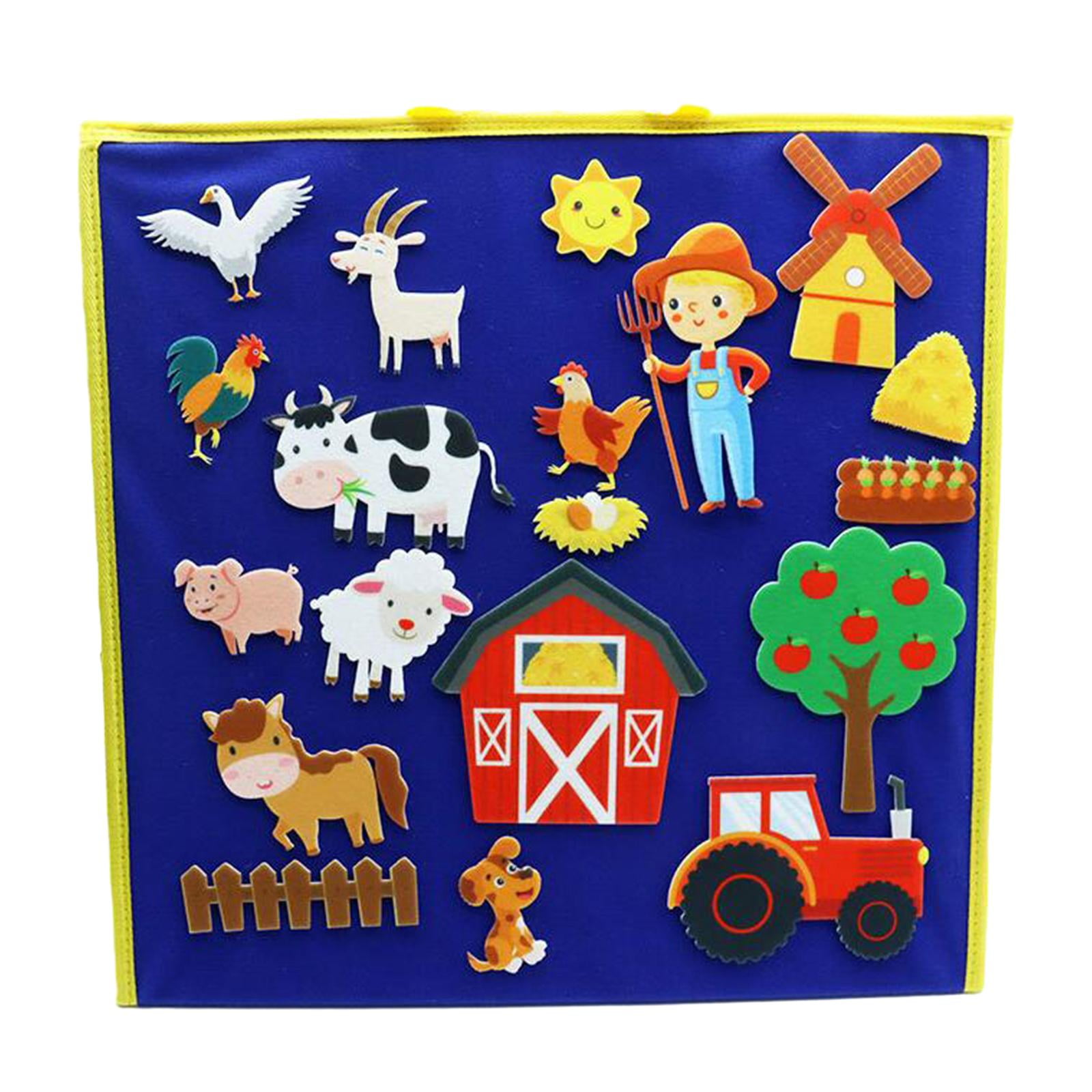 Felt Flannel Board Travel Toys, Household Party Gift for 3+ Years Old ...