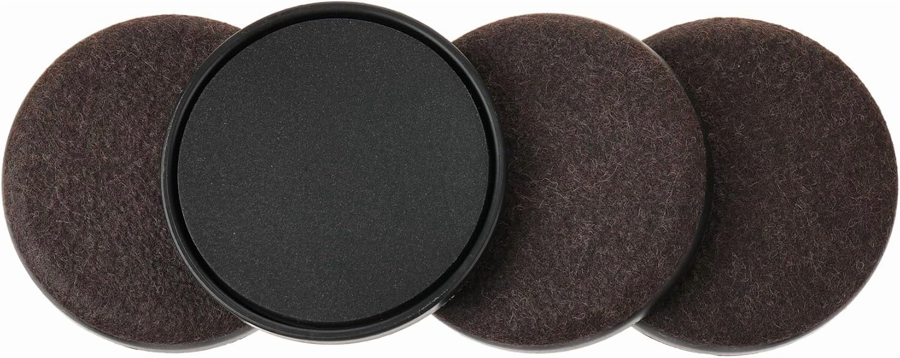 Felt Furniture Sliders for Hardwood Floors - 4 PCS 3 ½" Furniture ...
