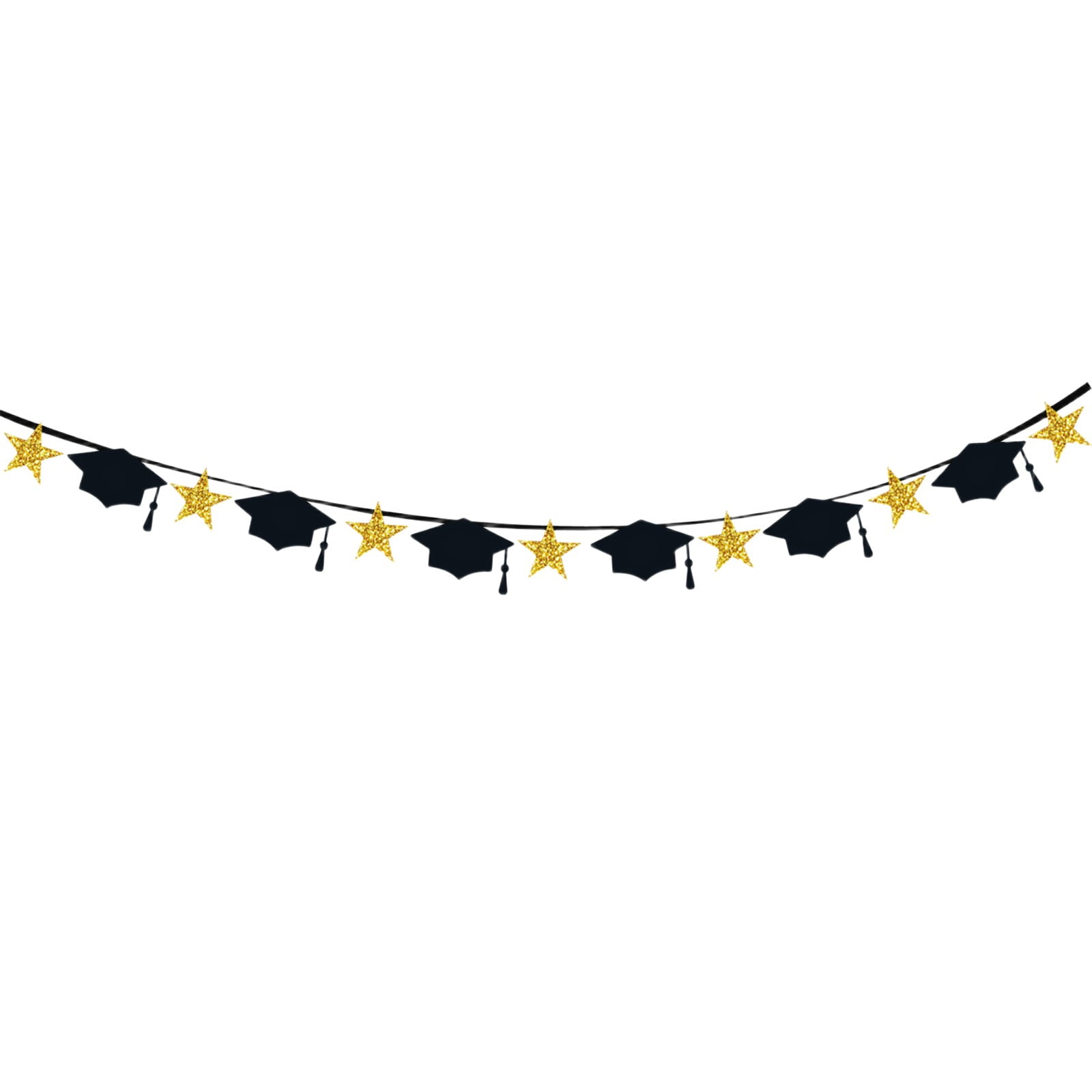 Felt Graduation Cap Garland, Graduation Garland, Graduation Cap ...