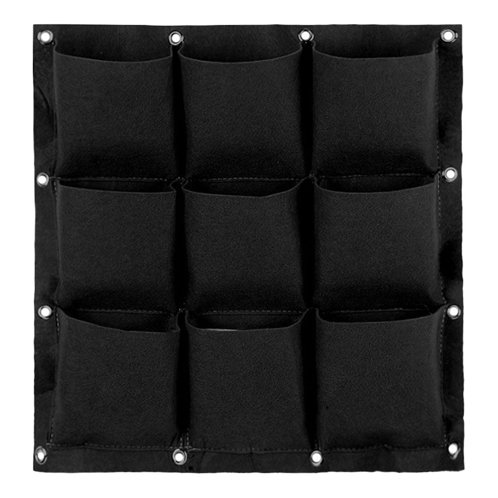Felt Growing Bag Wall Mounted Planter Planting Pouch Hanging Planting ...