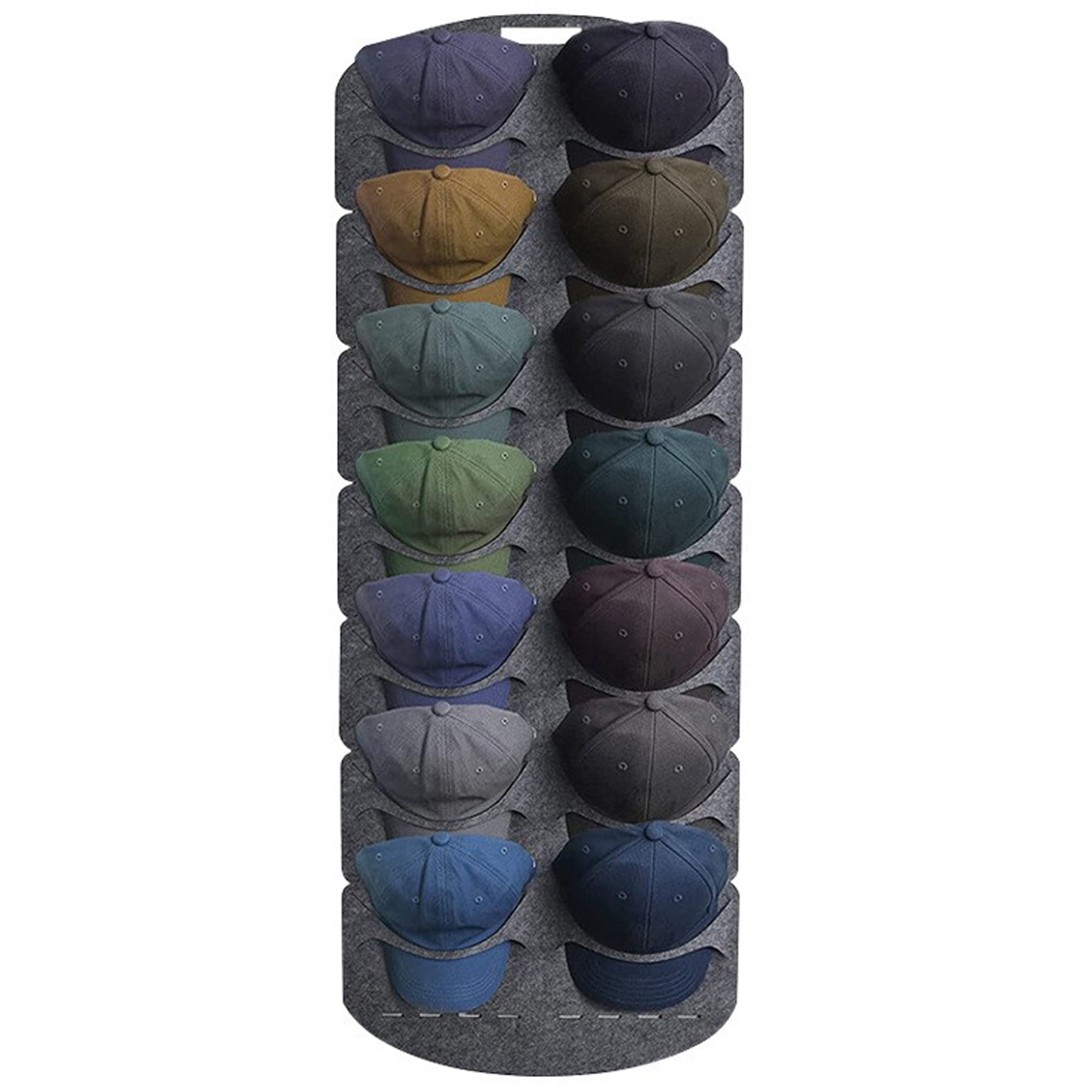 Felt Hat Rack with Hat Display Holder, Hat Organizer for Baseball Caps ...