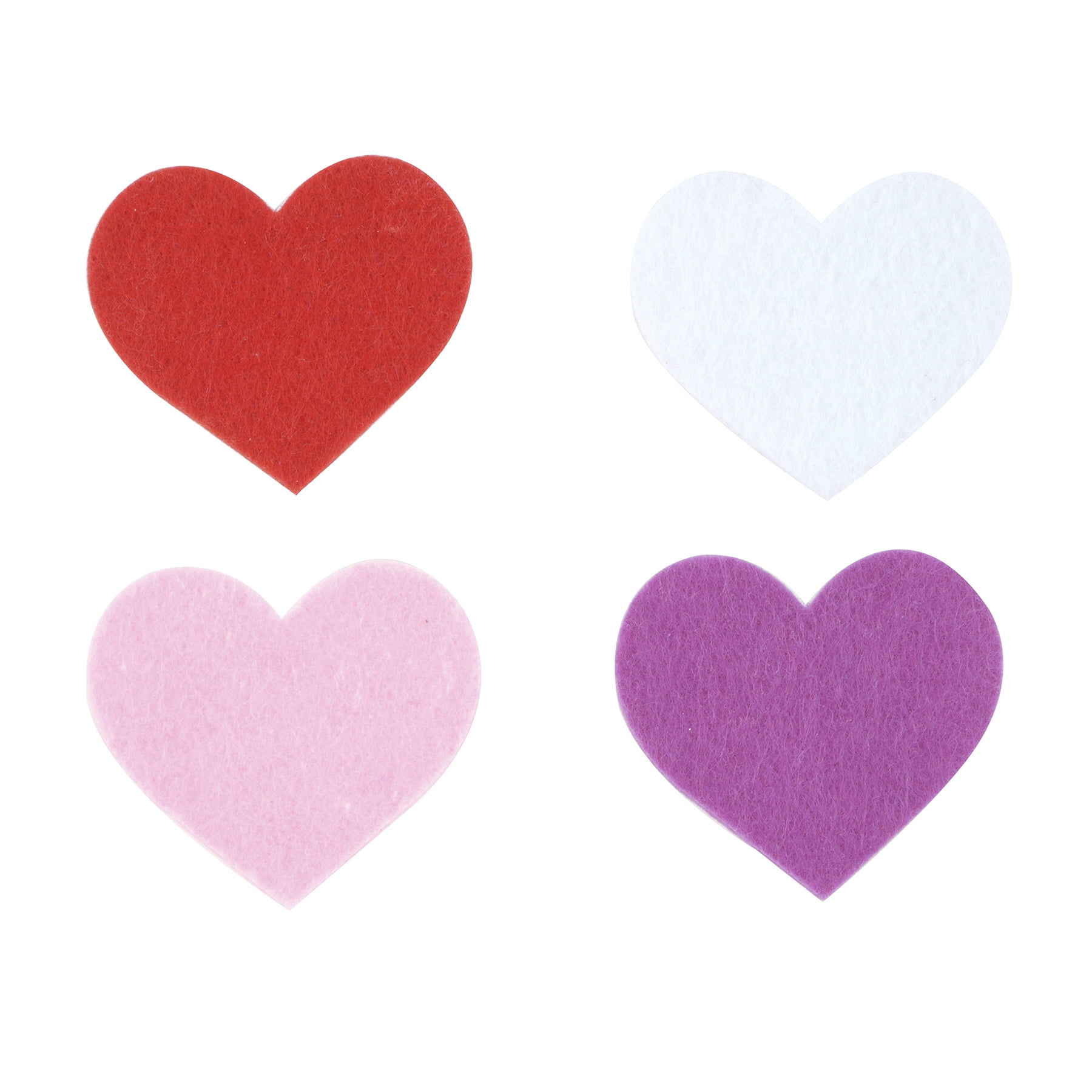 Felt Hearts Scrap Pack by Creatology – Assorted Color Pre-Cut Felt ...