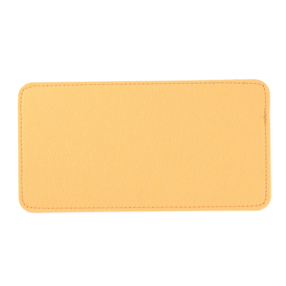 Felt Inserts Bag Bottom Cushion Pad Rectangle Yellow 25x13x0.45cm ...