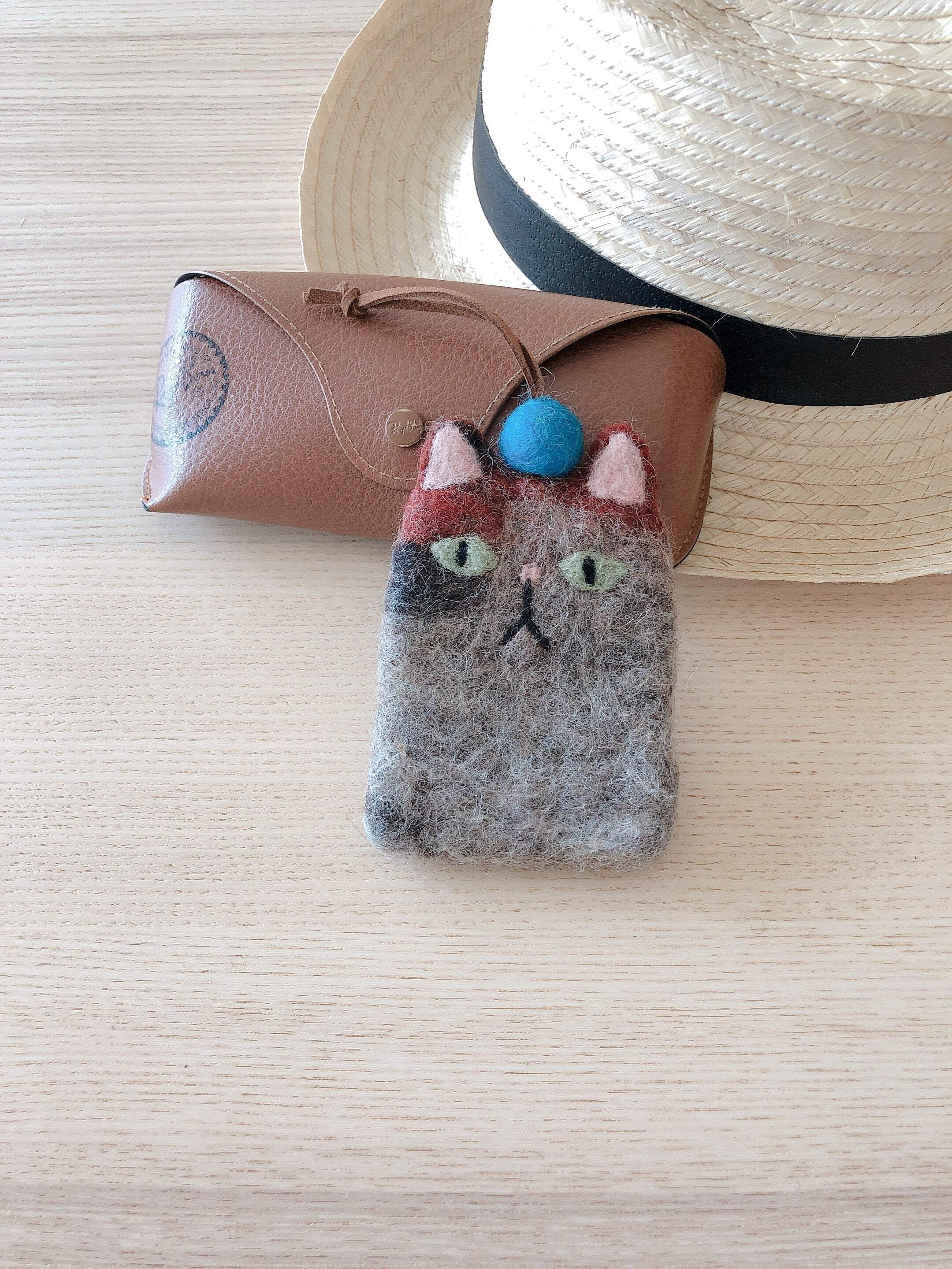 Felt Keychain - Cat Key Cover / Keychain - Walmart.com