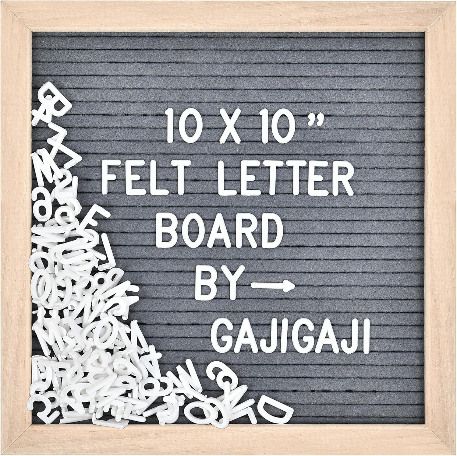 Felt Letter Board with 294 Letters, Numbers, Symbols - 10x10 inch ...