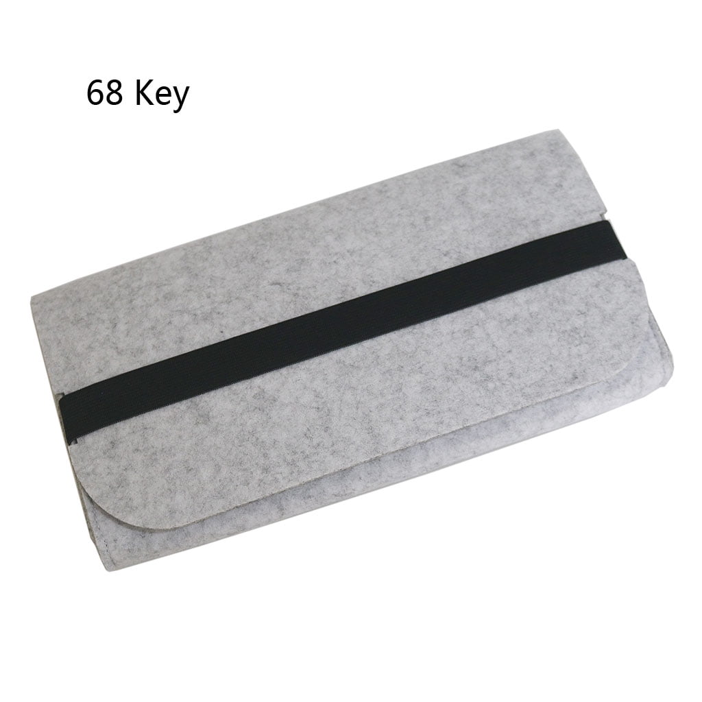 Felt Mechanical Keyboard Storage Bag Large Capacity Durable Keyboard ...