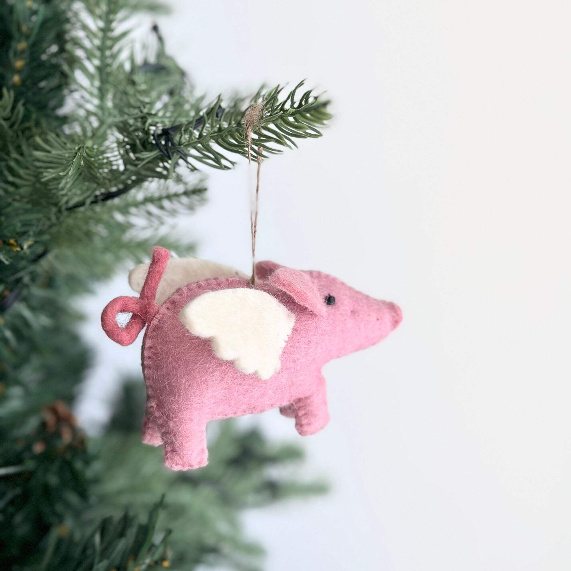 Felt Ornament - Flying Pig - Walmart.com