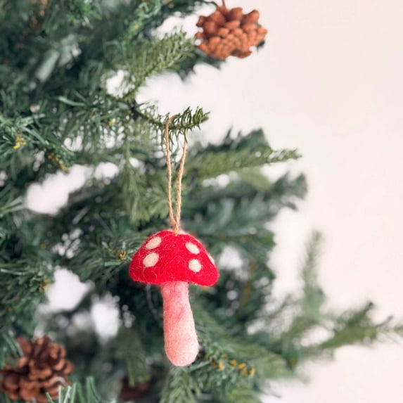 Felt Ornament - Mushroom - Walmart.com