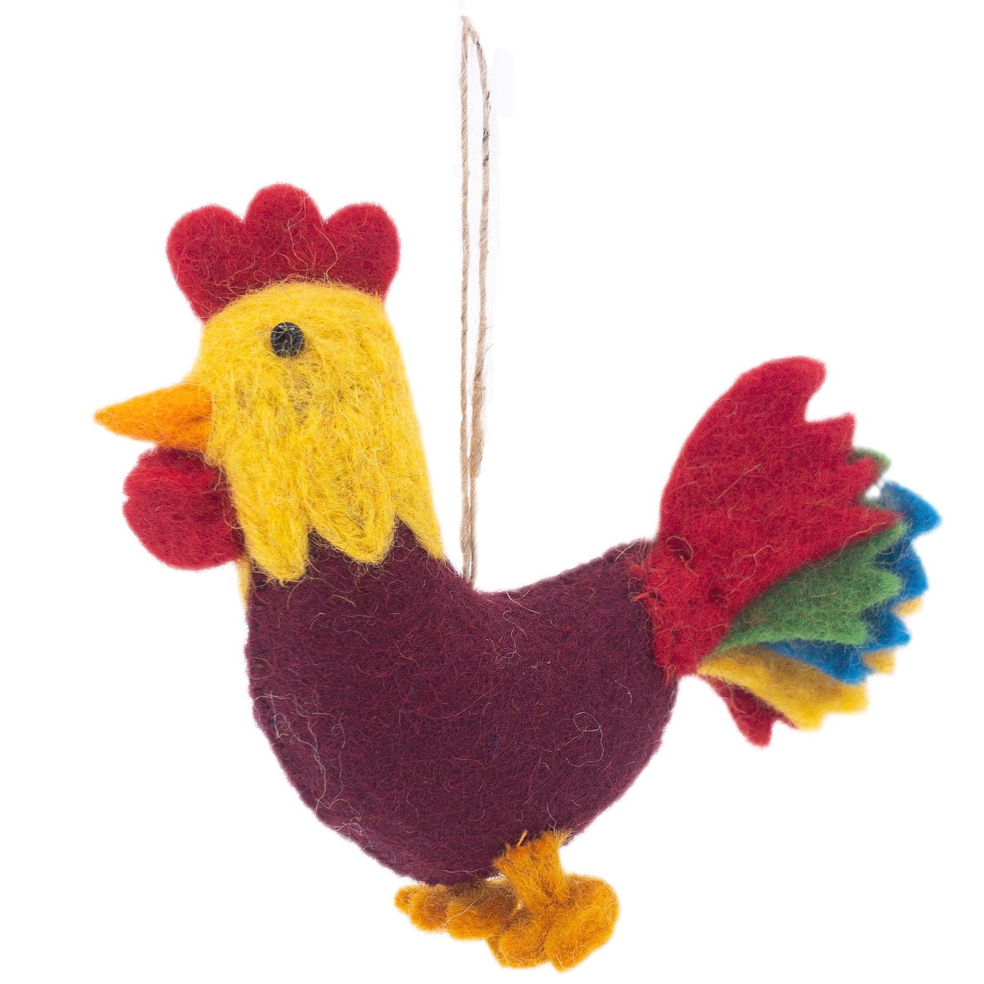 Felt Ornament - Rooster - Walmart.com