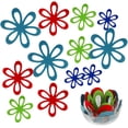 Felt Pan Separators, Set of 20 & 4 Different Sizes, Flower Glass Bowl ...