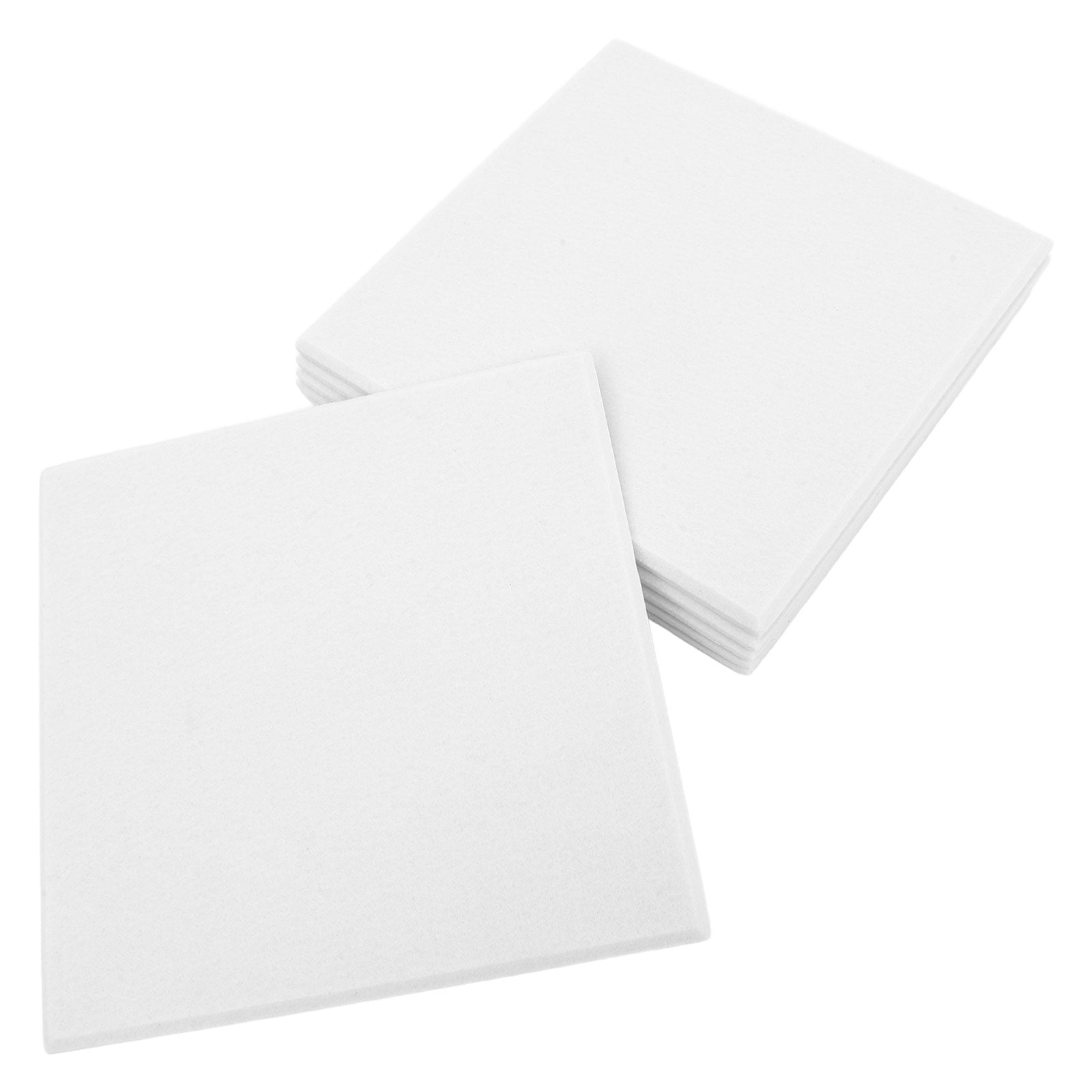 Felt Pin Board,6Pcs White Felt Bulletin Board Felt Message Board ...
