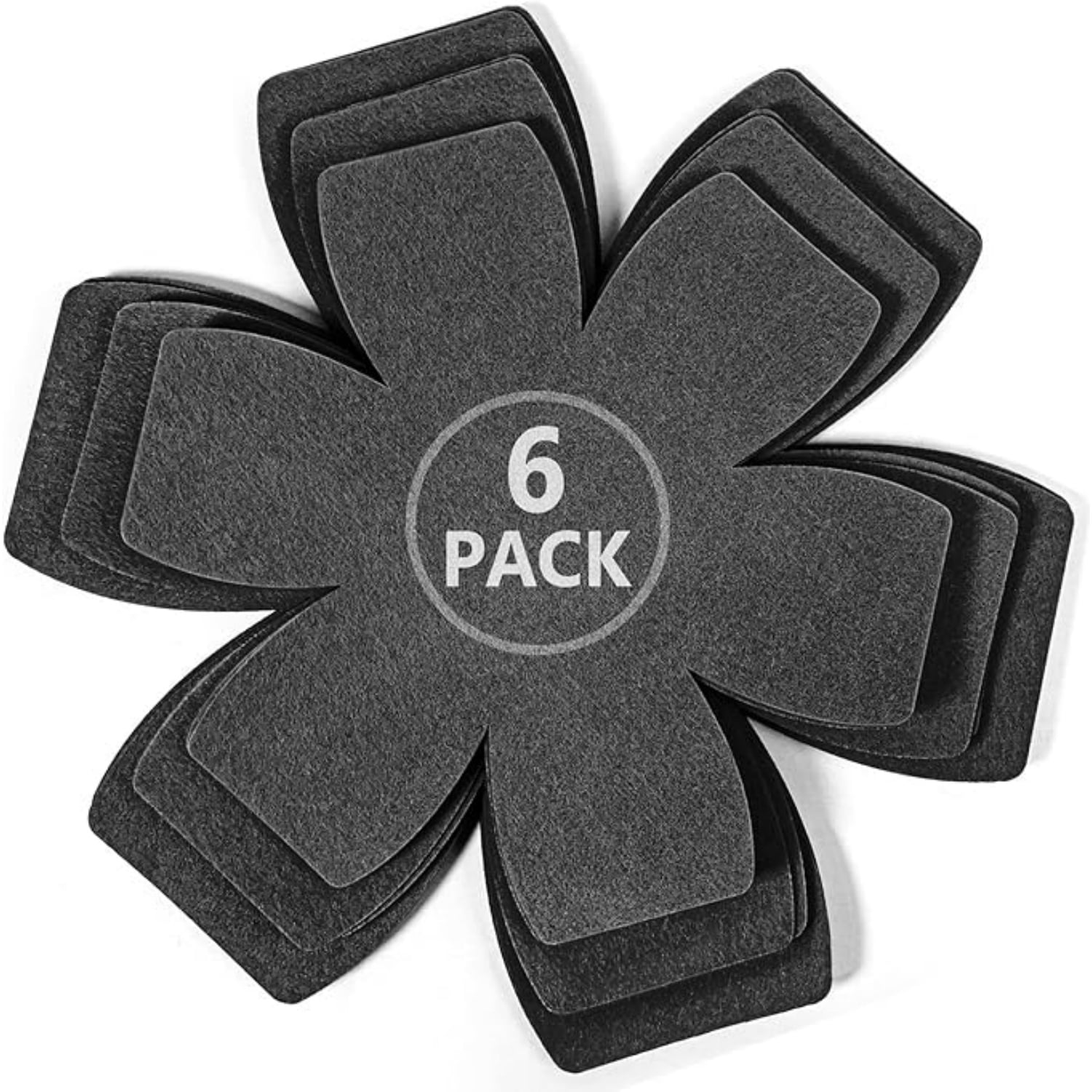 Felt Pot and Pan Protectors - Set of 6 and 3 Different Sizes Felt Pan ...