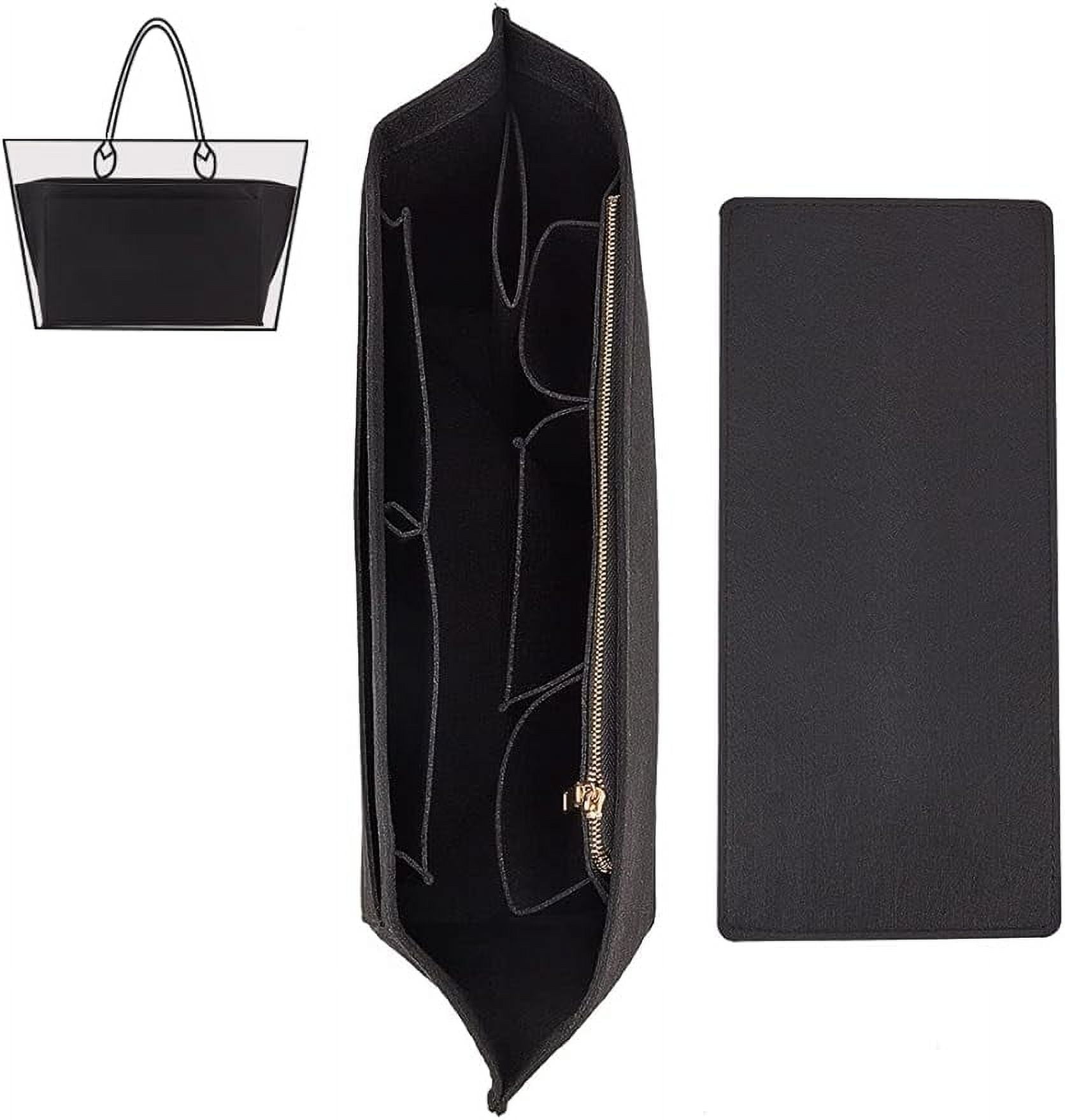 Felt Purse Organizer Insert with Handbag Base Shaper Soft Tote Bag ...