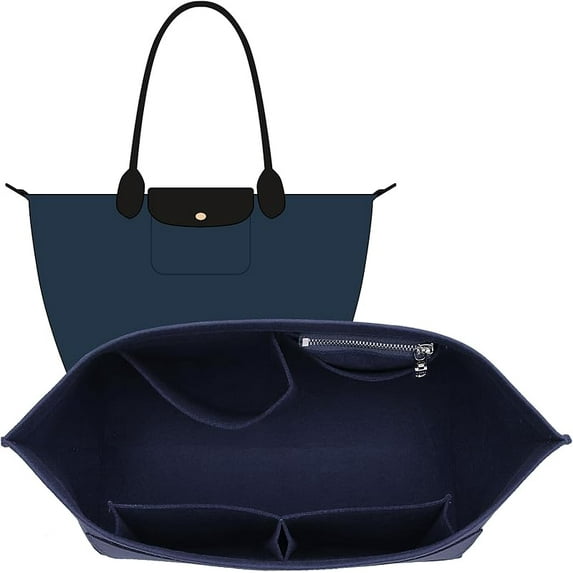 Felt Purse Organizer Insert for Longchamp Le Pliage L Tote Bag & M ...