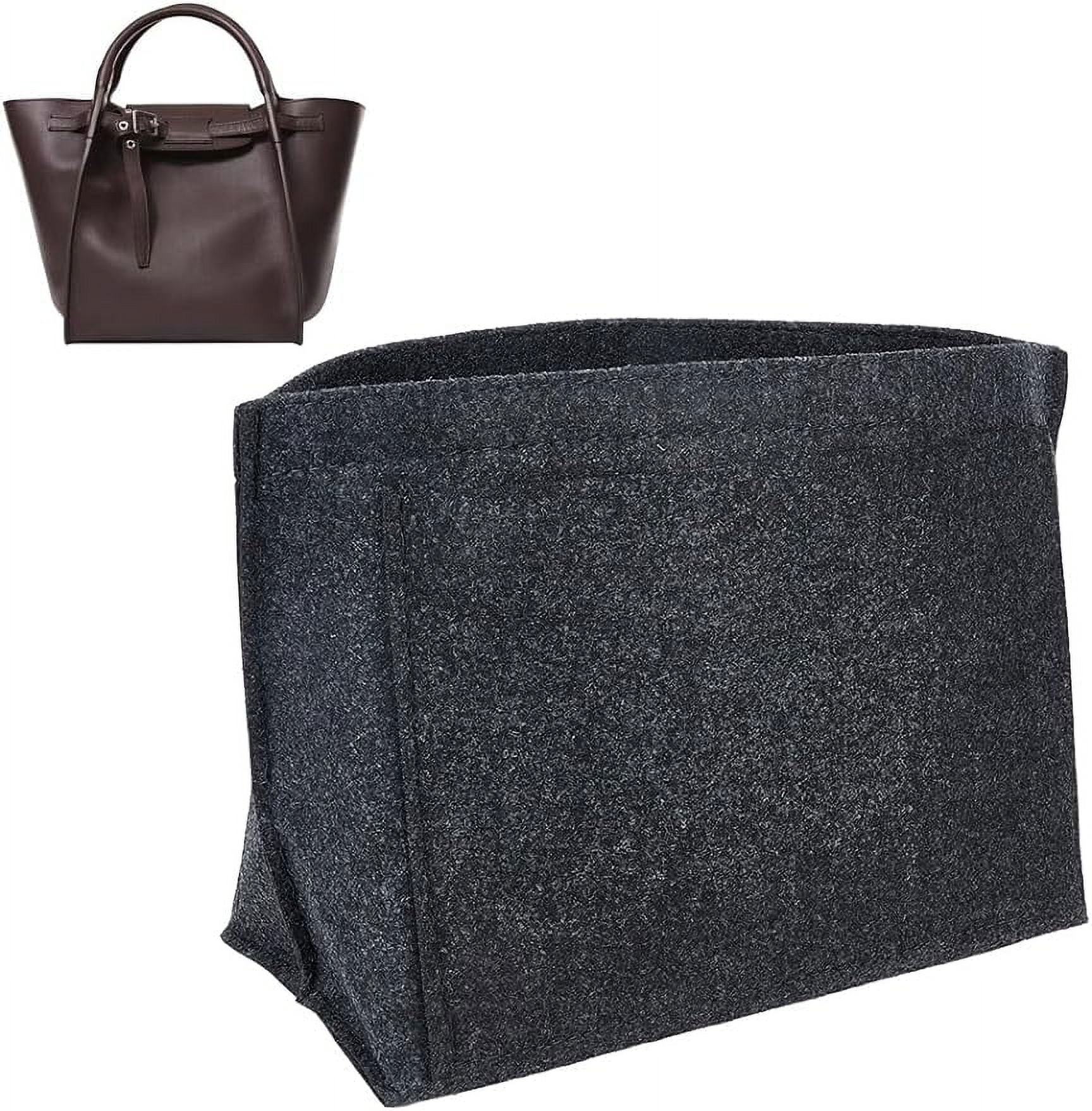 Felt Purse Organizer Insert Multi-Pocket Handbag Organizer Folding Tote ...