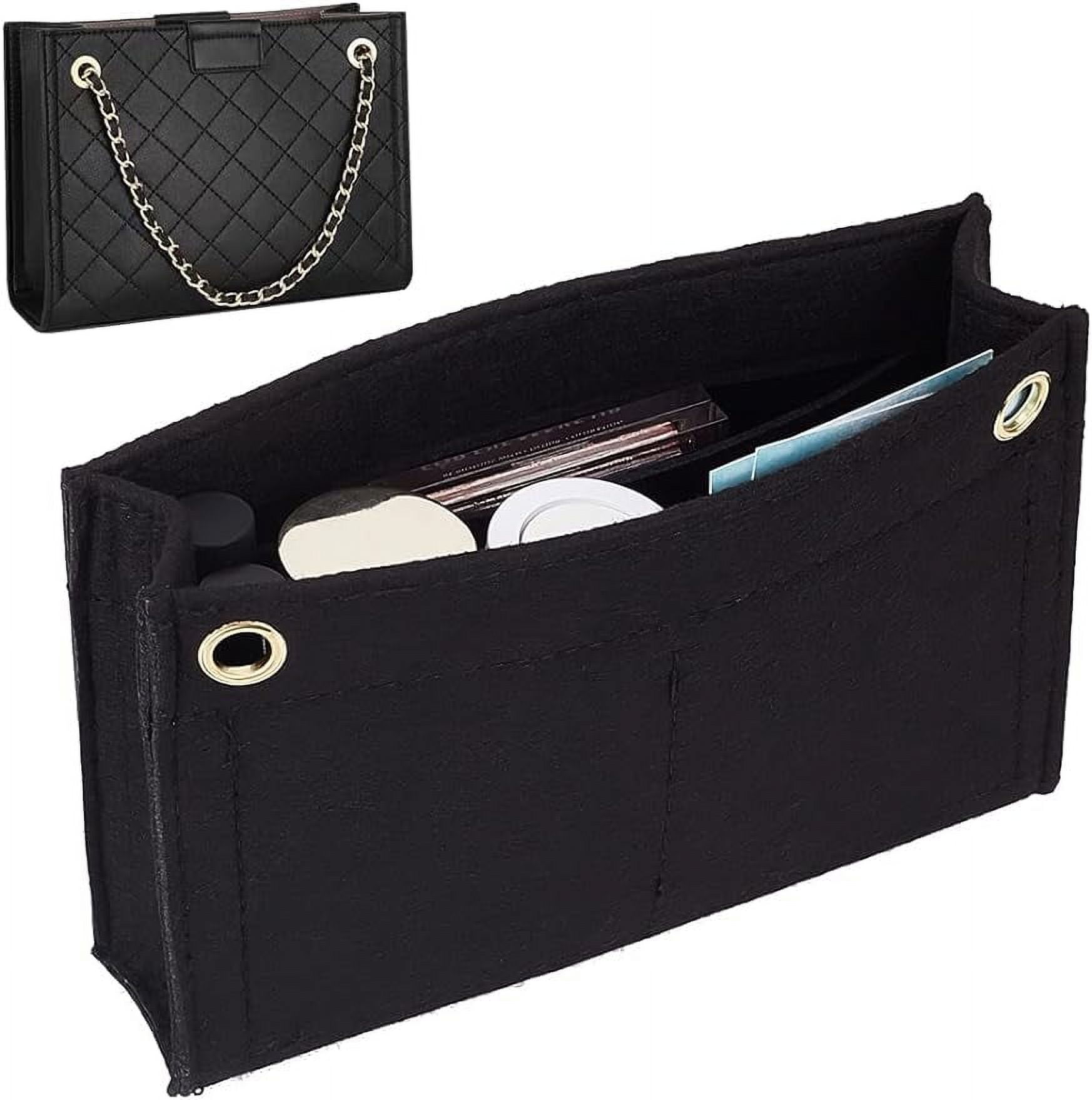 Felt Purse Organizer Insert Small Tote Handbag Shaper Toiletry Pouch ...