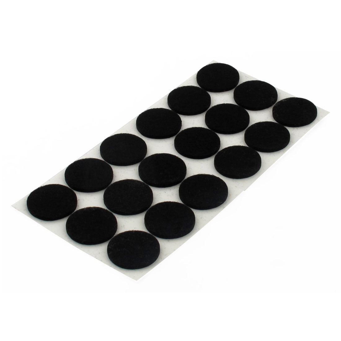 Felt Round 25mm Dia Adhesive Anti-slip Chair Foot Cover Table Furniture ...