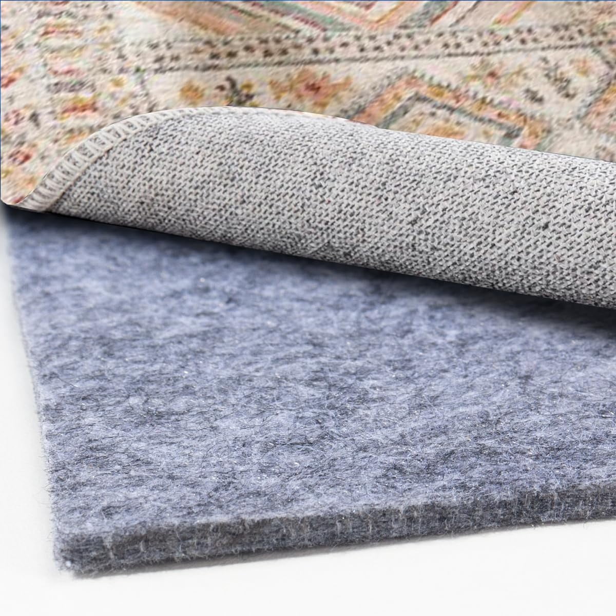 Felt Rug Pad, 8 x10 Foot Extra Large Area Rug Liner Rug Pad, Thick Felt ...