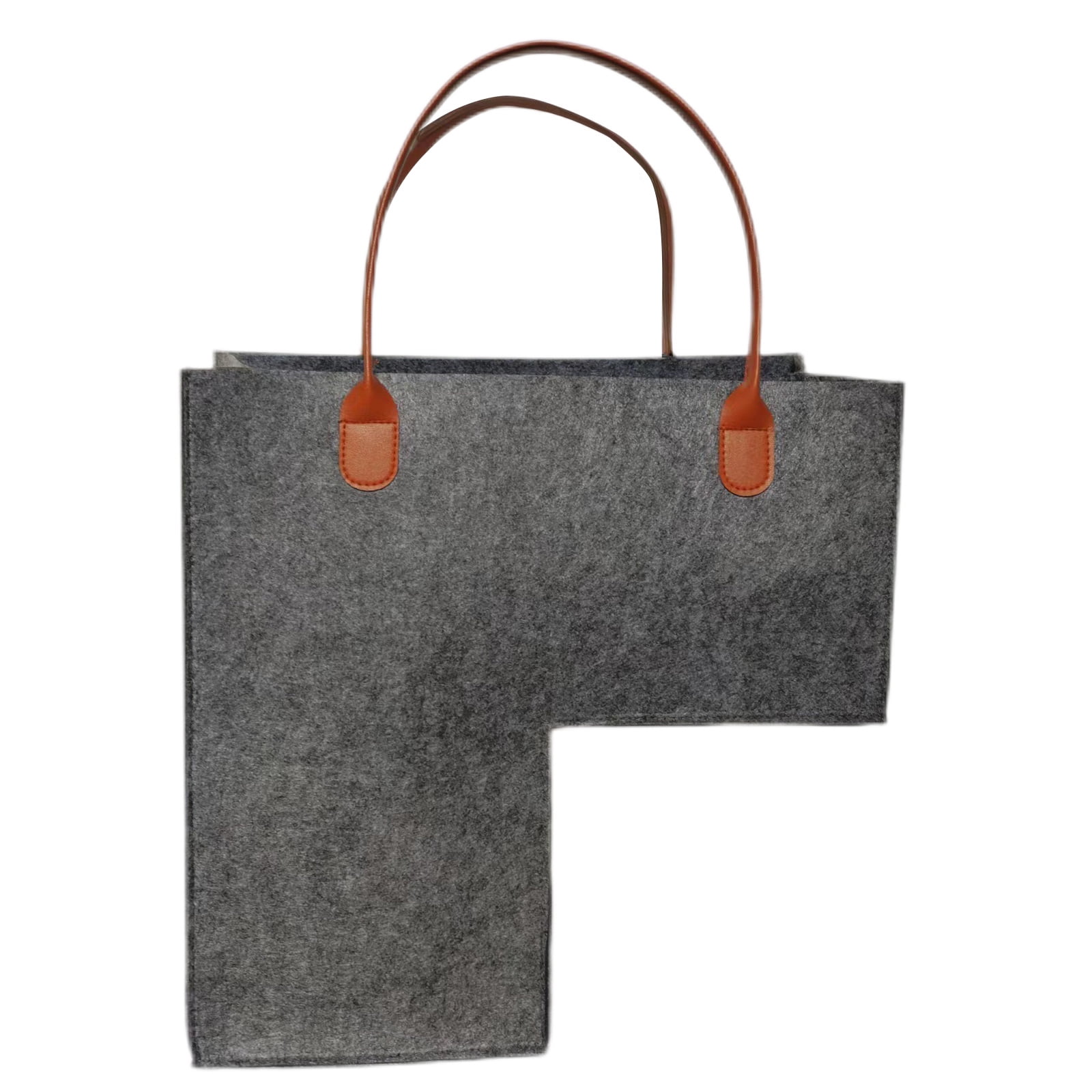 Felt Stair Storage Bags, L-shaped Ladder Basket Organizer with Handle ...