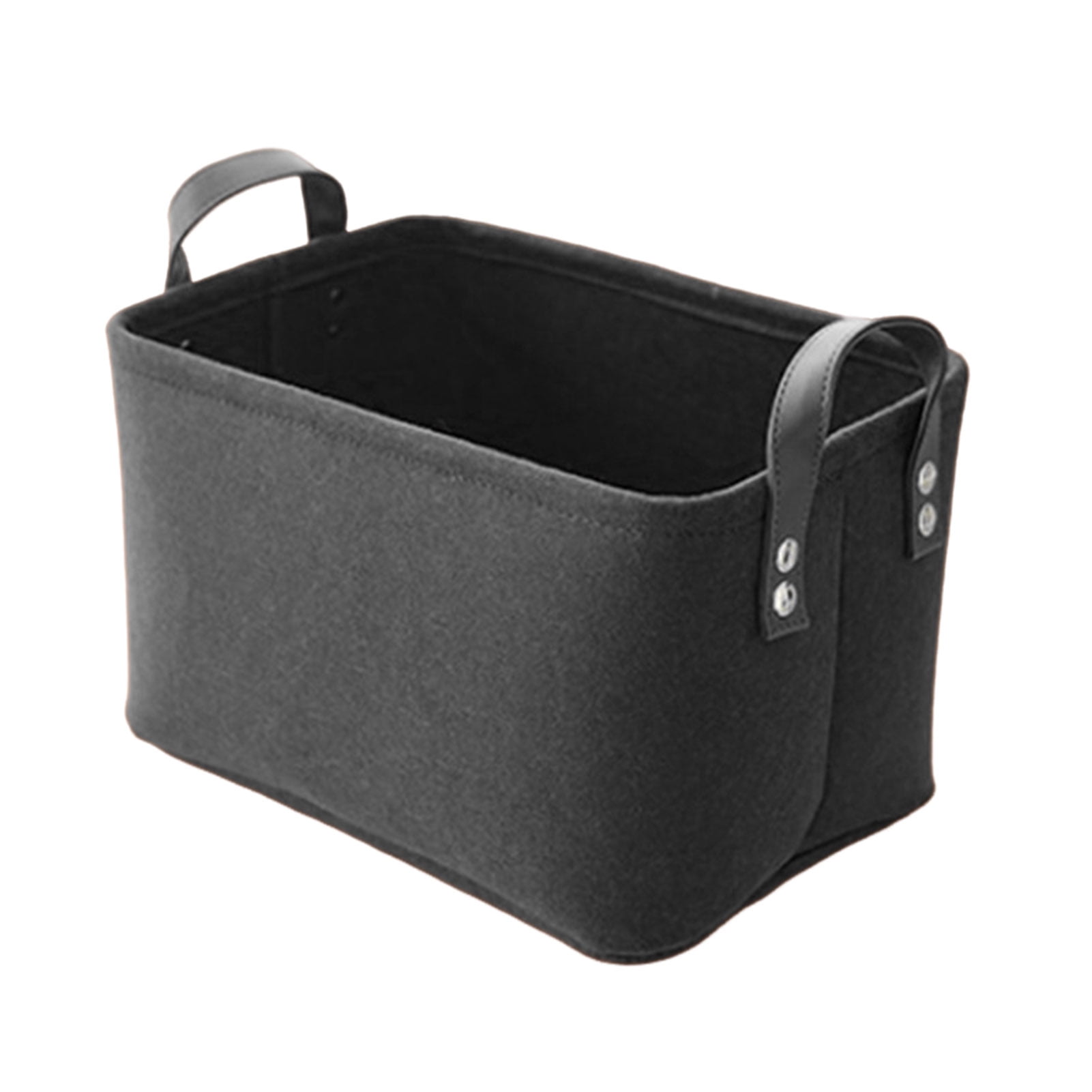 Felt Storage Basket Large Capacity Foldable Organizer with Sturdy ...