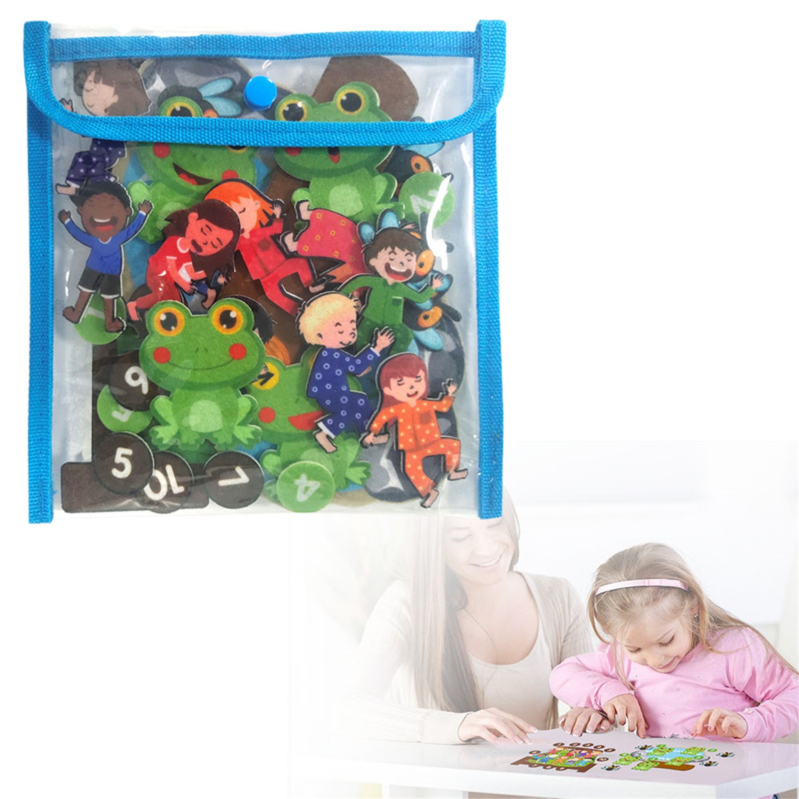 Felt Story Board Kindergarten Children Montessori Flannel Storyboard ...