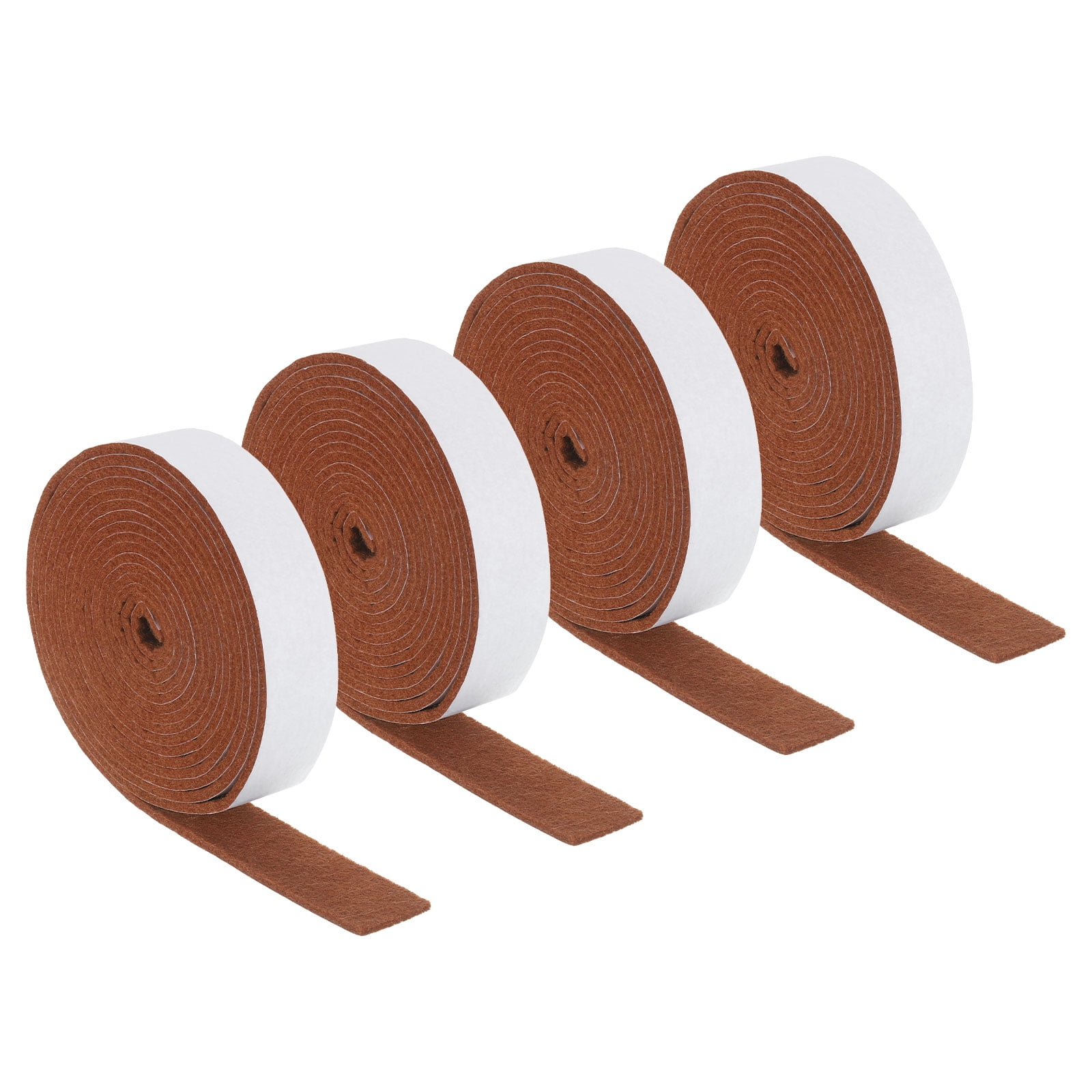 Felt Strips with Adhesive Backing, 2 Pack 1" x 120" x 0.12" Adhesive ...