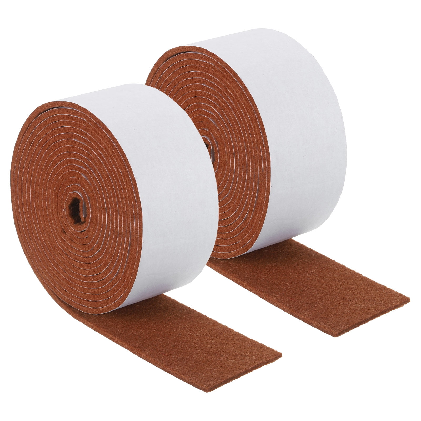 Felt Strips with Adhesive Backing, 2 Pack 2" x 120" x 0.12" Adhesive ...