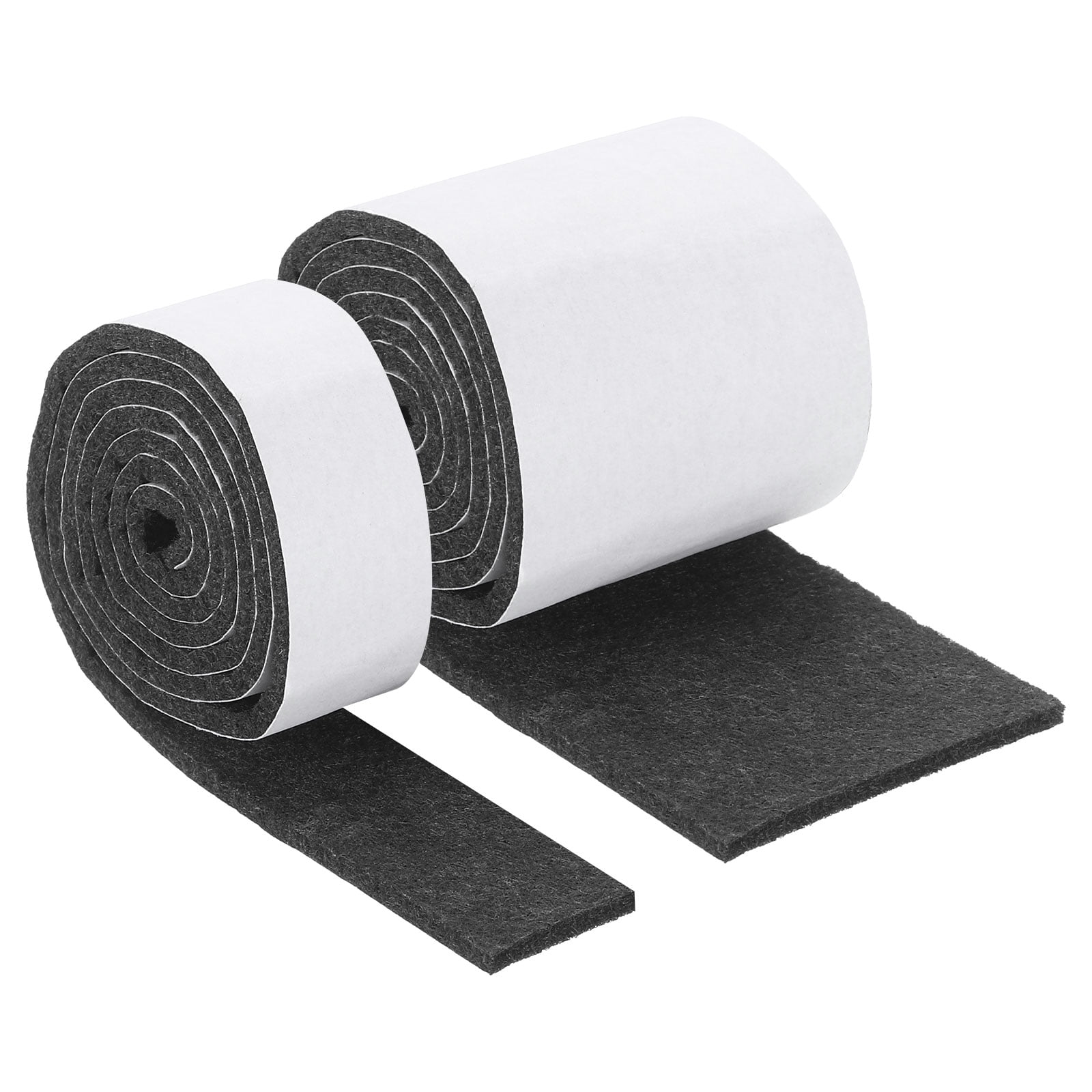 Felt Strips with Adhesive Backing, 2 Rolls 4/5" & 2" x 30" Adhesive ...