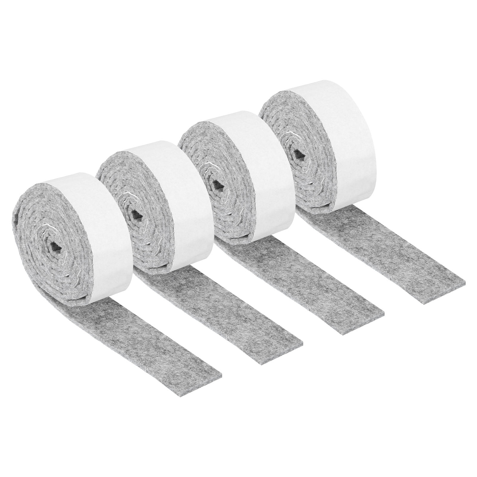 Felt Strips with Adhesive Backing, 4 Pack 1" x 60" x 0.12" Adhesive ...