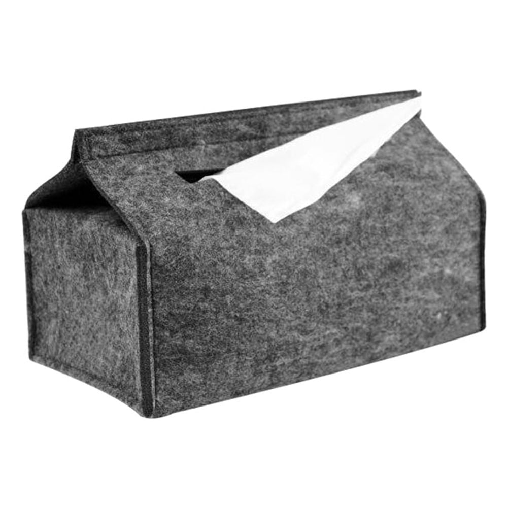 Felt Tissue Box Paper Towel Case Living Room Desk Car Napkin Holder ...