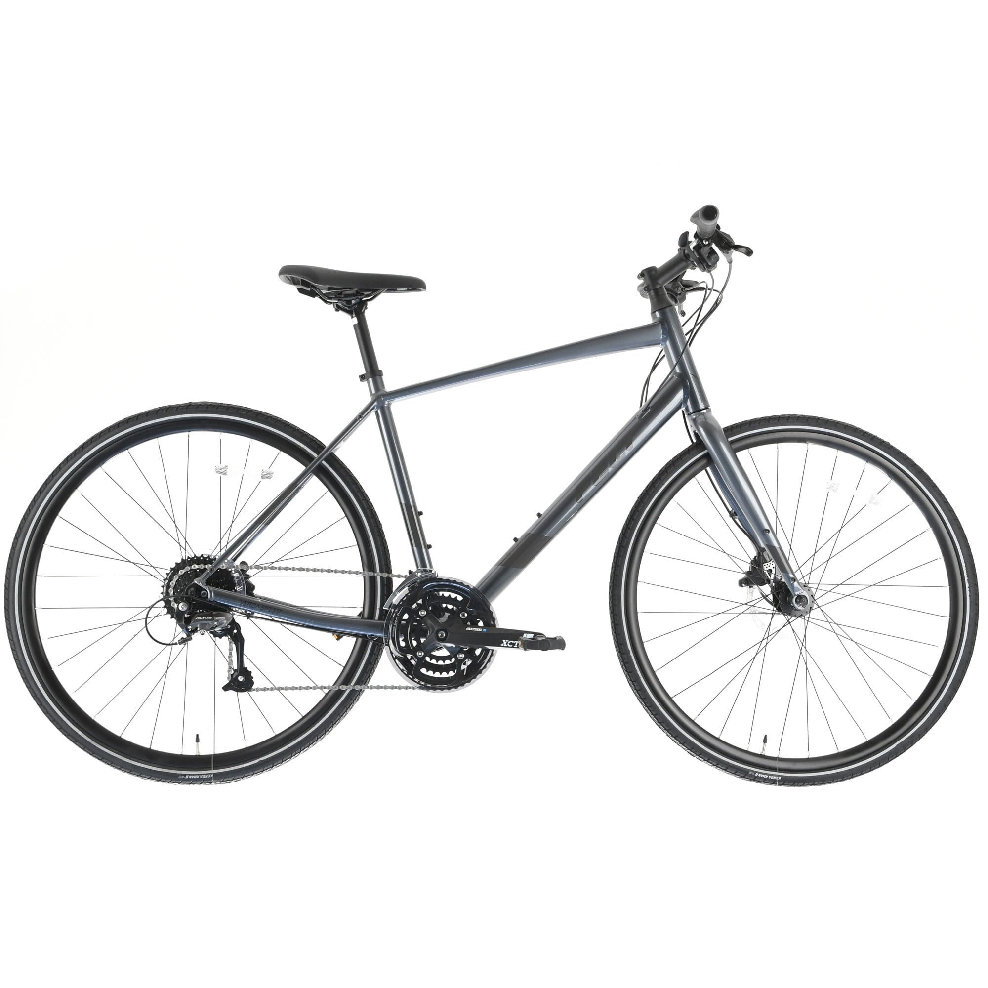 Felt Verza Speed 40, 27-Speed Shimano Upright Hybrid Disc Brake Bike ...