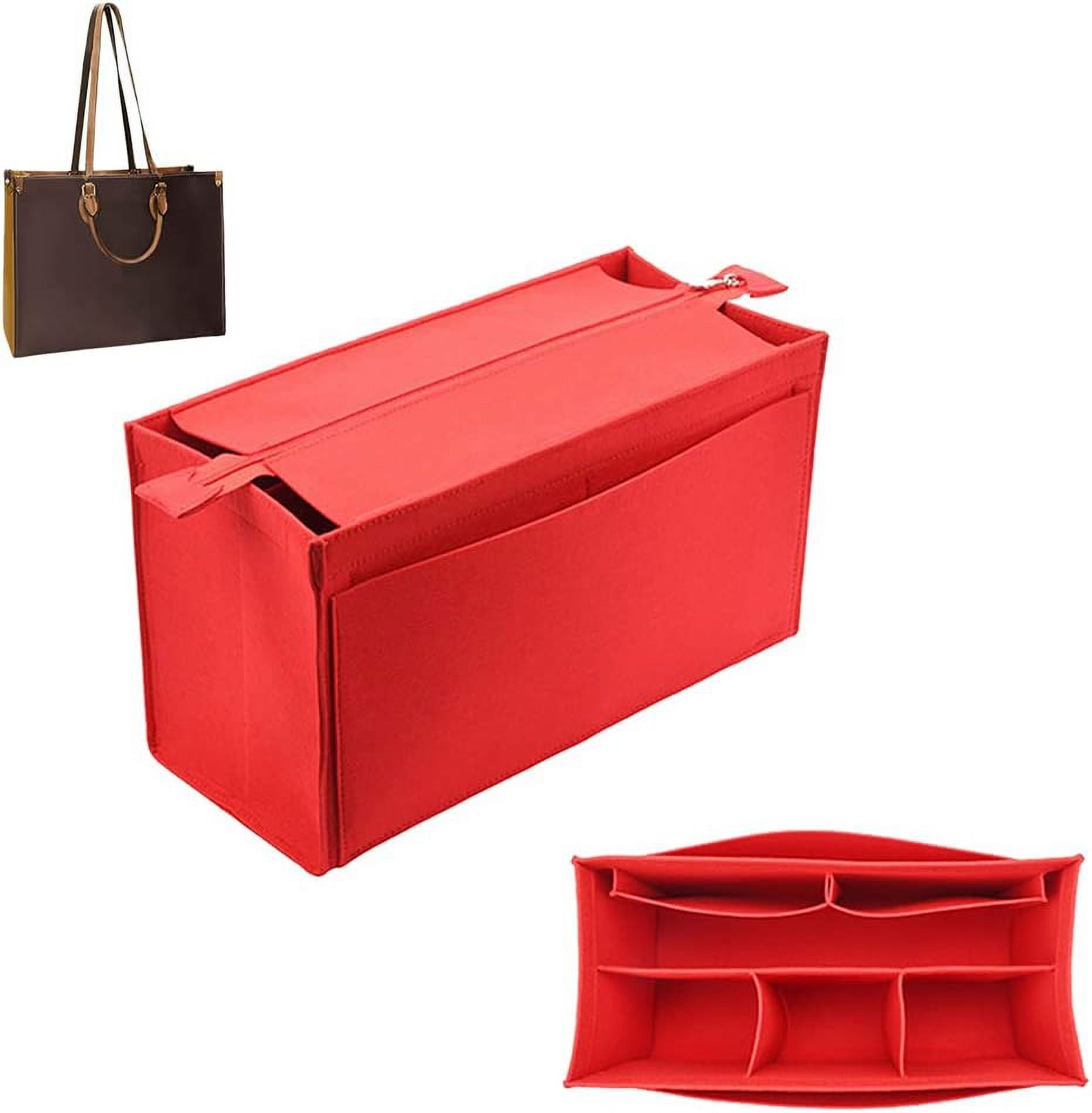 Felt Zipper Handbag Organizer Insert Felt Tote Bag Insert Rectangle ...