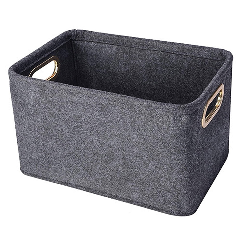Felt storage basket Toy storage bucket Sundry sorting basket - Walmart ...