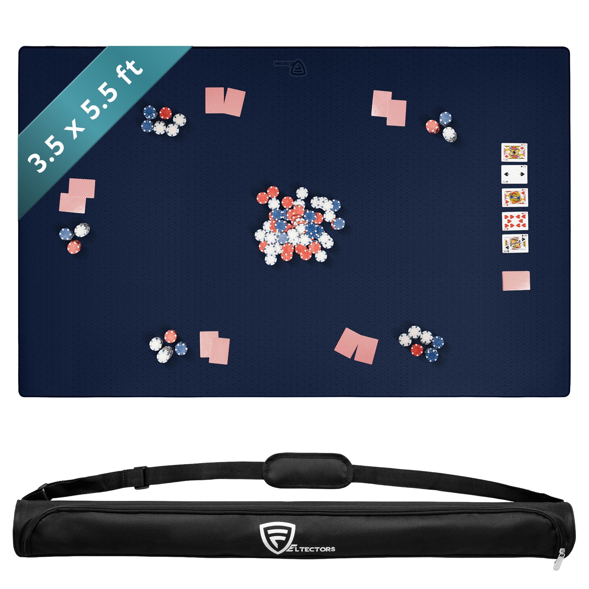 Feltectors 5 mm Board Game Mat, Mahjong Mat with Carrying Bag 42 x 66 ...