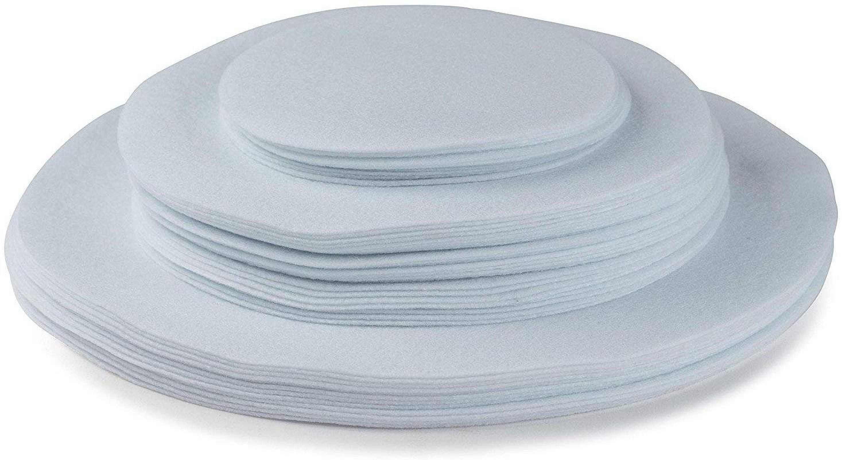 Feltectors Felt Plate Dividers, White, 9" 12" and 7" Total of 48 Count ...