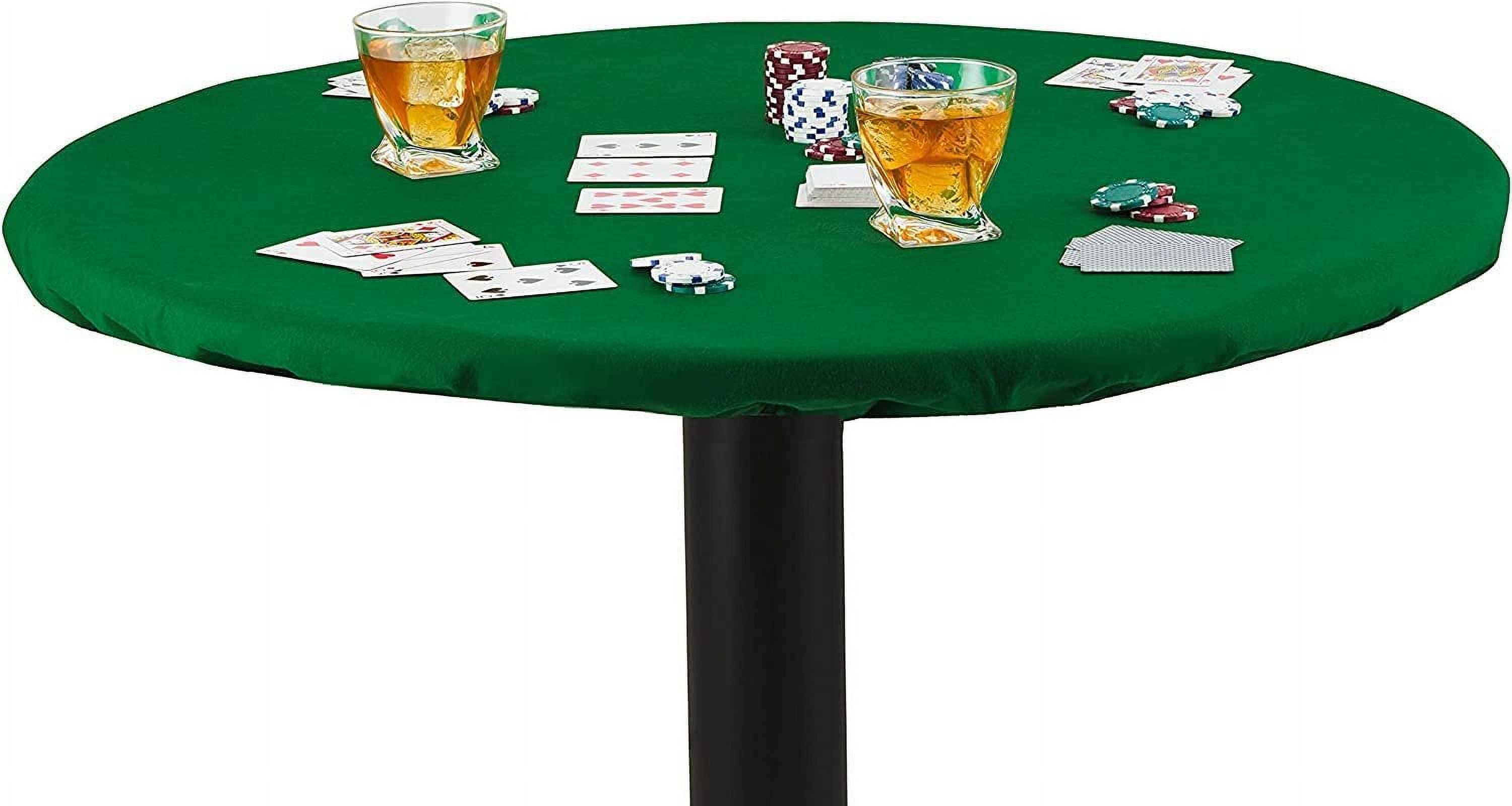 Feltectors Felt Tablecloth Poker Table Topper Round Table Cover 54 to ...