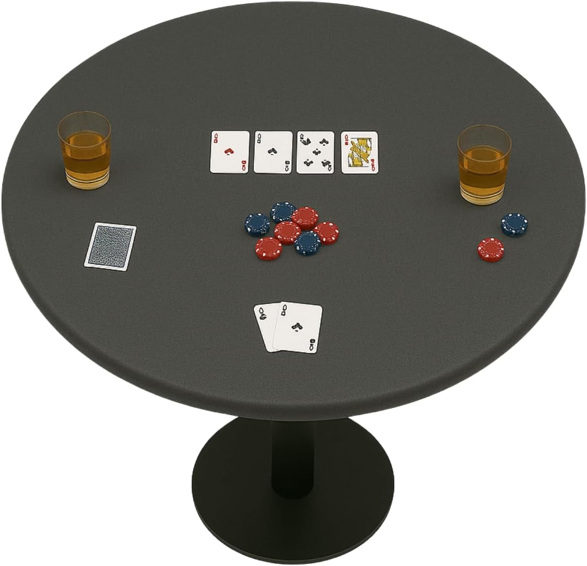 Feltectors Felt Tablecloth Poker Table Topper Round Tables Cover 36-48 ...