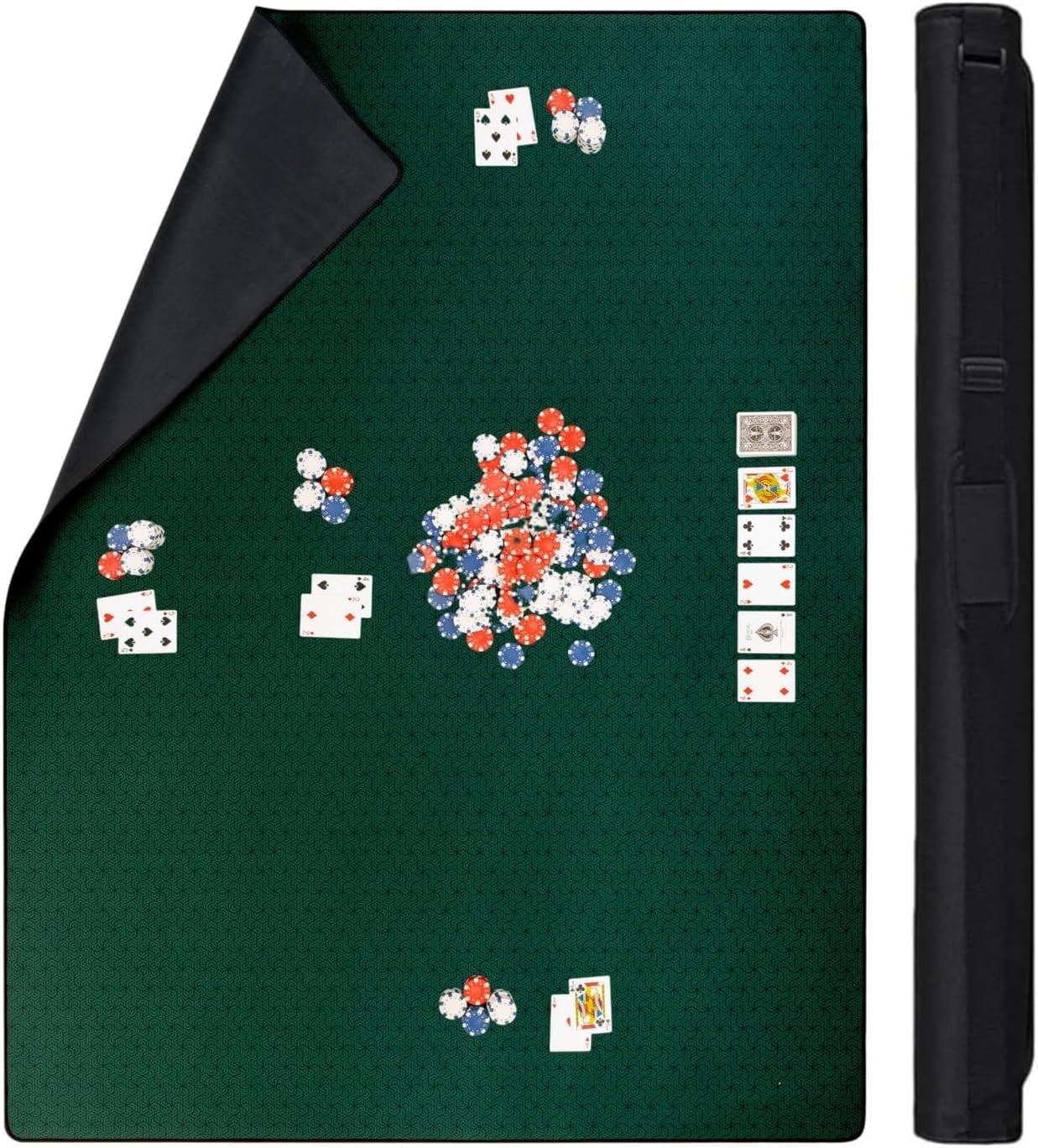Feltectors Neoprene Game Mat Card Table Topper with Carry Storage Case ...