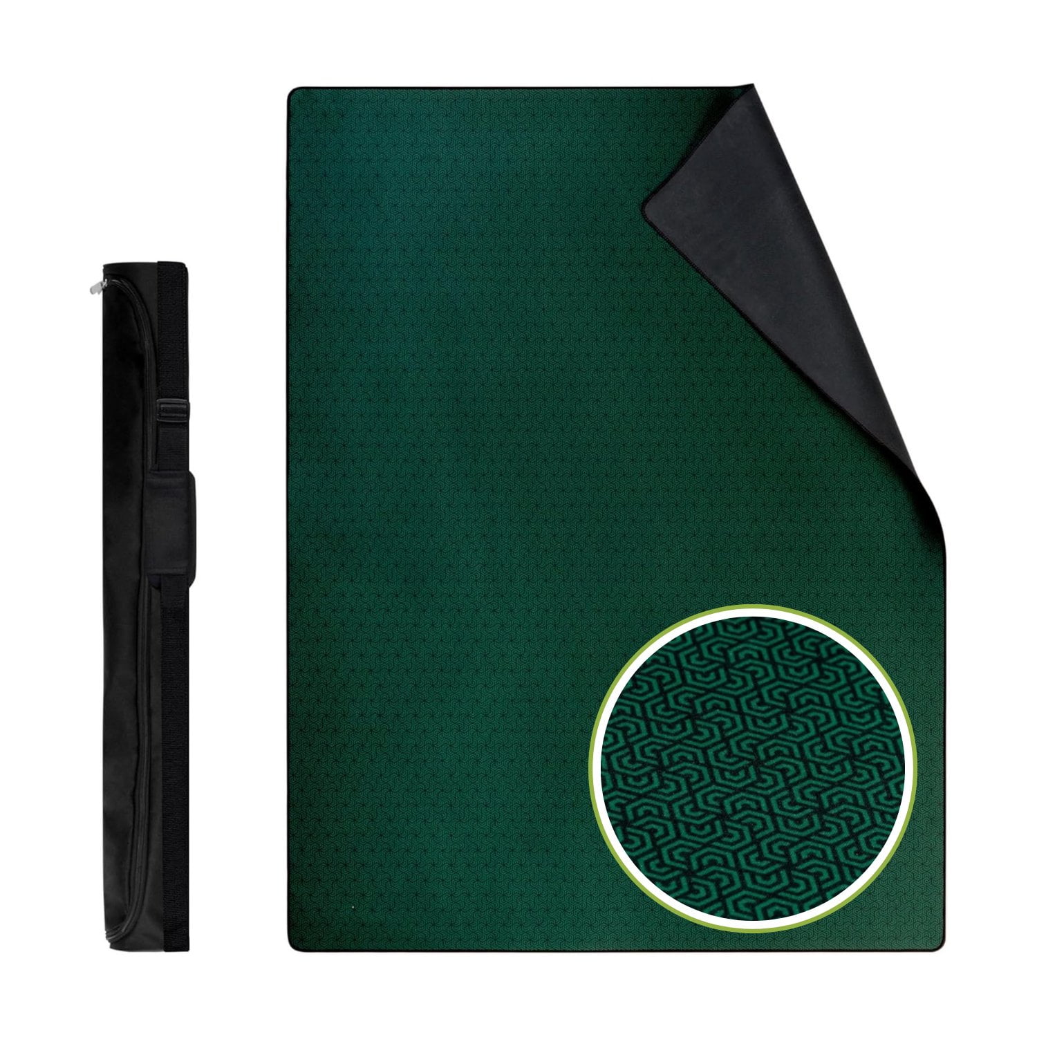 Feltectors Neoprene Game Mat Card Table Topper with Carry Storage Case ...